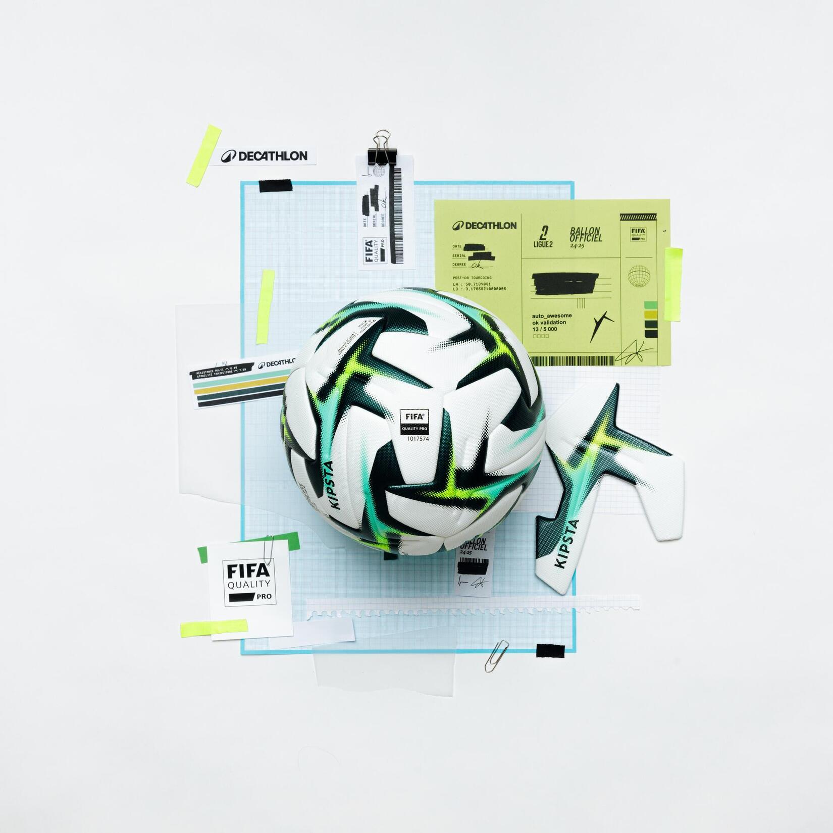 BALLON DE FOOTBALL LIGUE 1 MCDONALD'S OFFICIEL MATCH BALL 2024-2025 ...