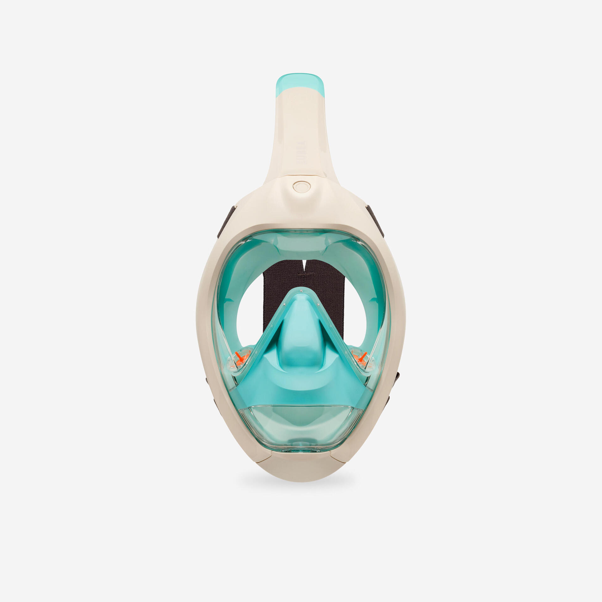 Adult Easybreath Dive Mask - 900 Beige and Green 2024