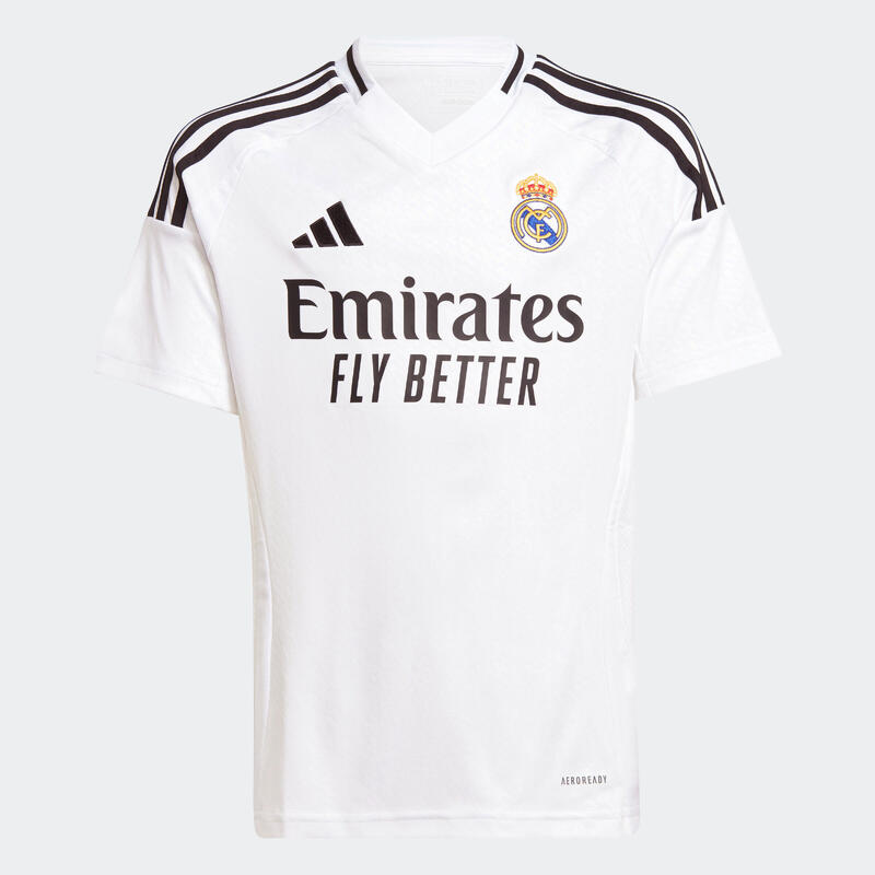 Camisola Principal de Futebol Real Madrid Criança 24/25 ADIDAS - Decathlon