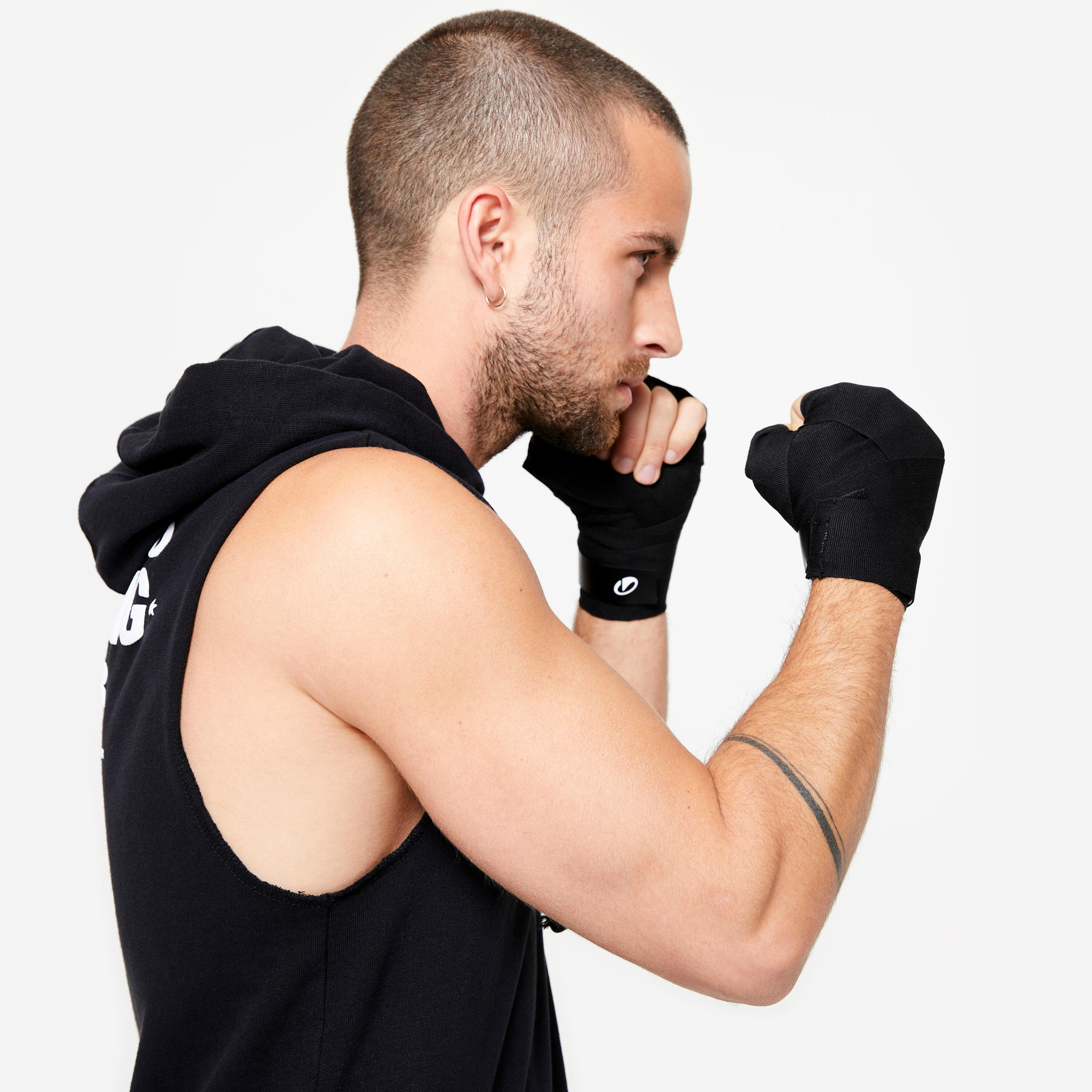 Boxing Wraps 2.5m - Black | Decathlon