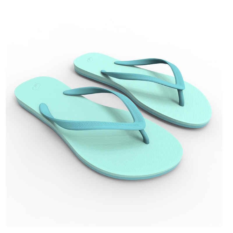 Kids’ Flip-flops 500 Frozy mint green - Decathlon