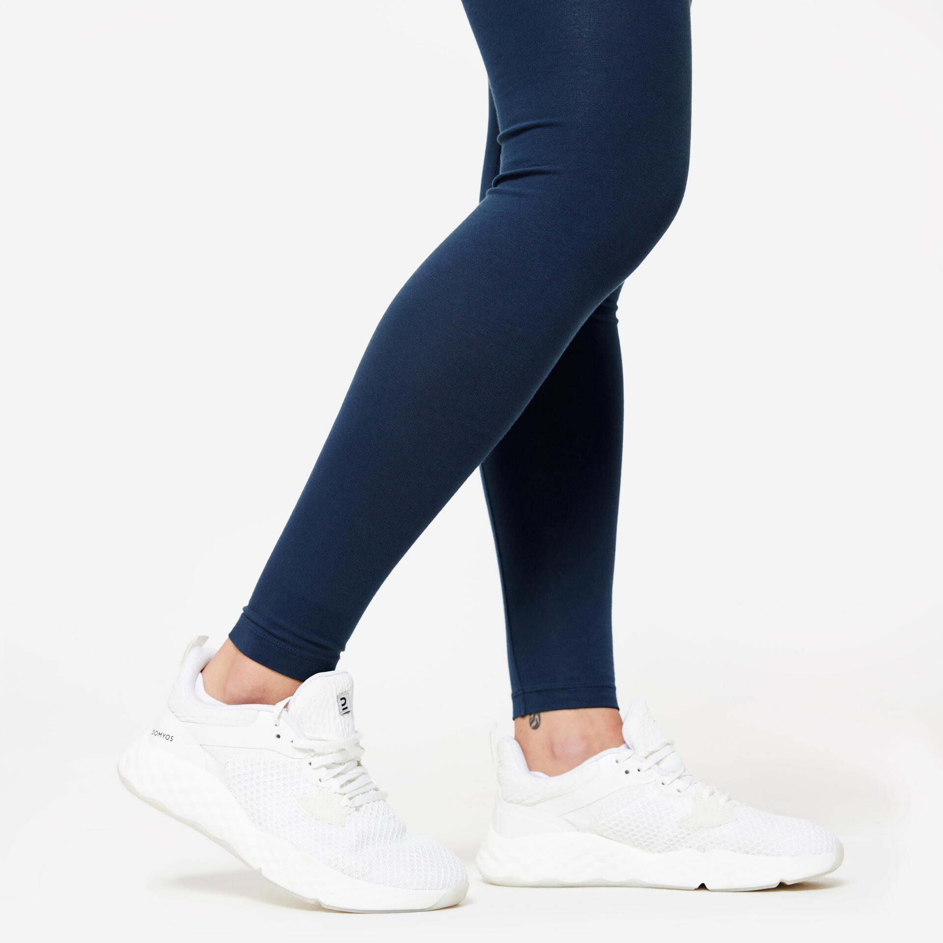 Legging Katun Fitness Fit+ - Navy Blue