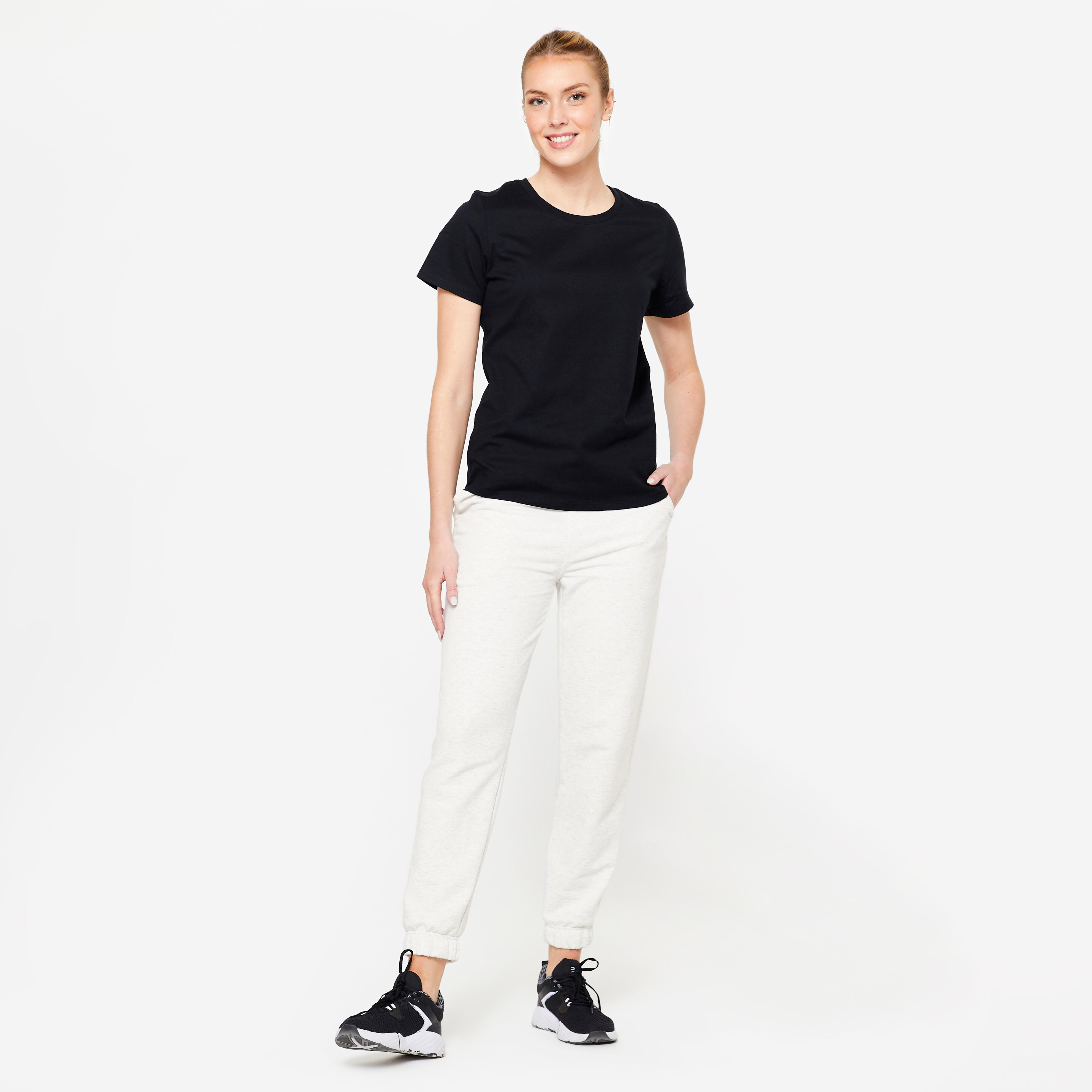 Women’s Joggers - Essentials 500 - Magnolia - Domyos - Decathlon