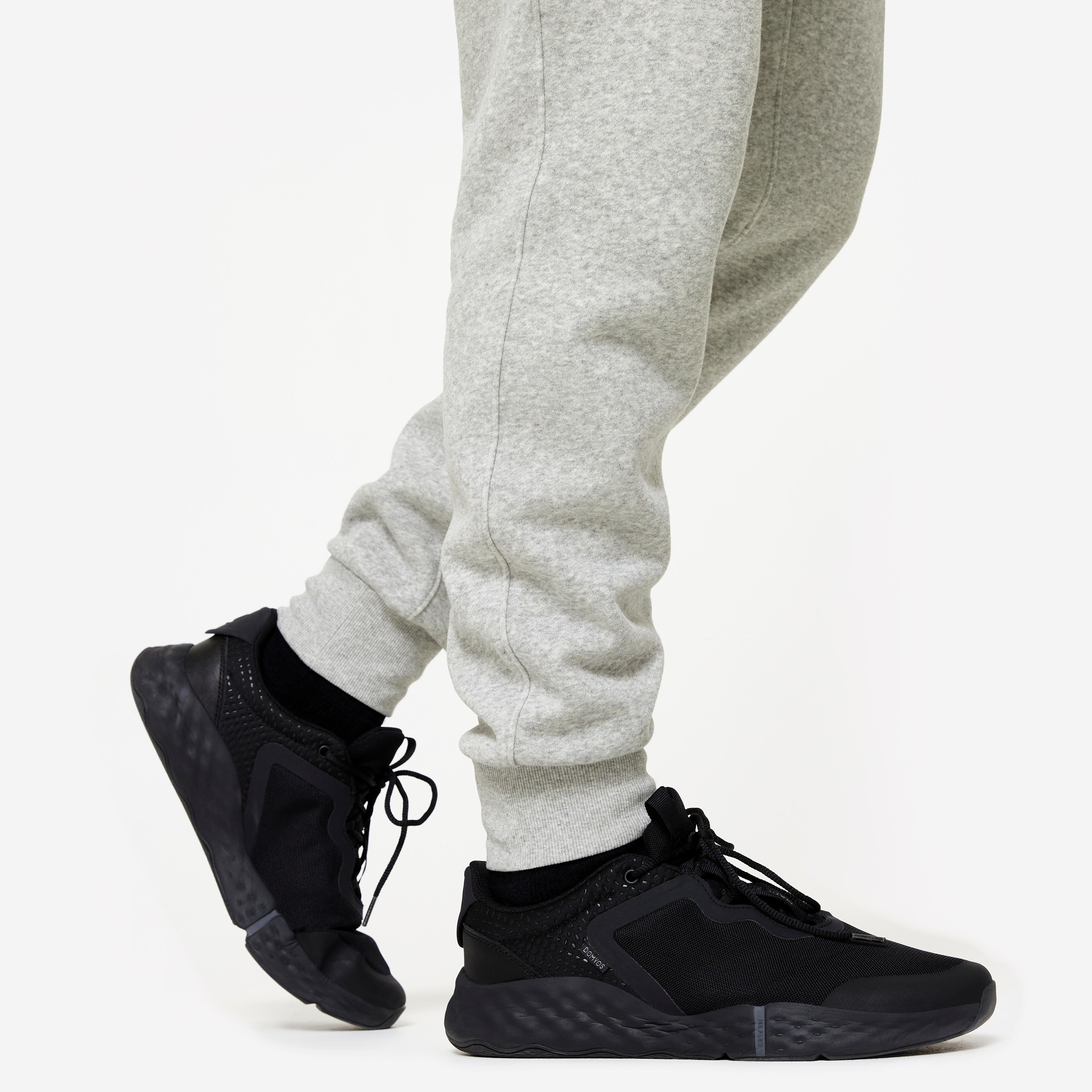 Men’s Regular Fit Pants - 500 - Grey, - - Domyos - Decathlon