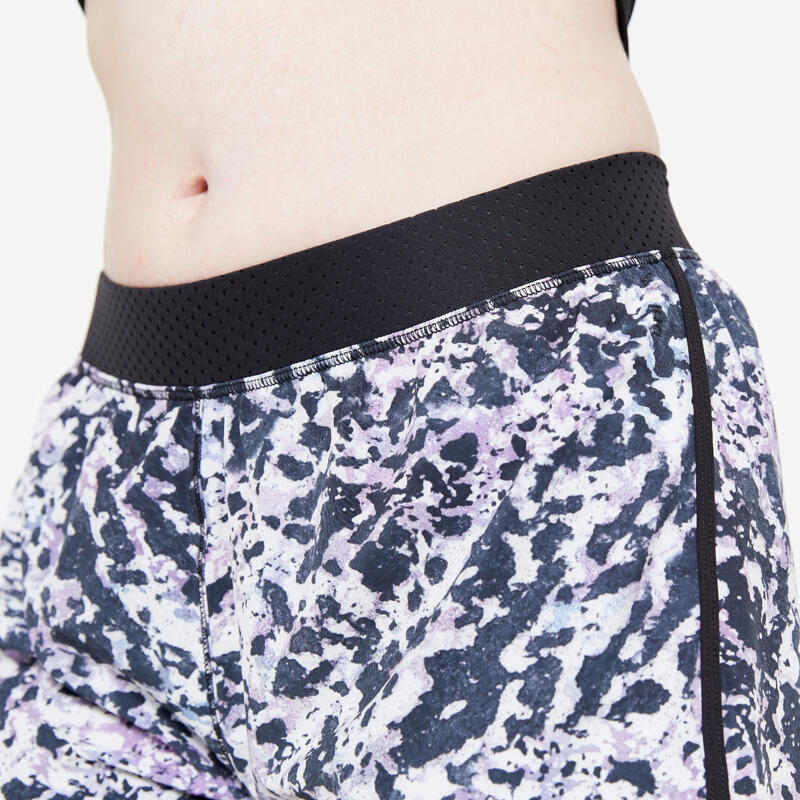 Short de cardio fitness double couche femme, noir DOMYOS | Decathlon