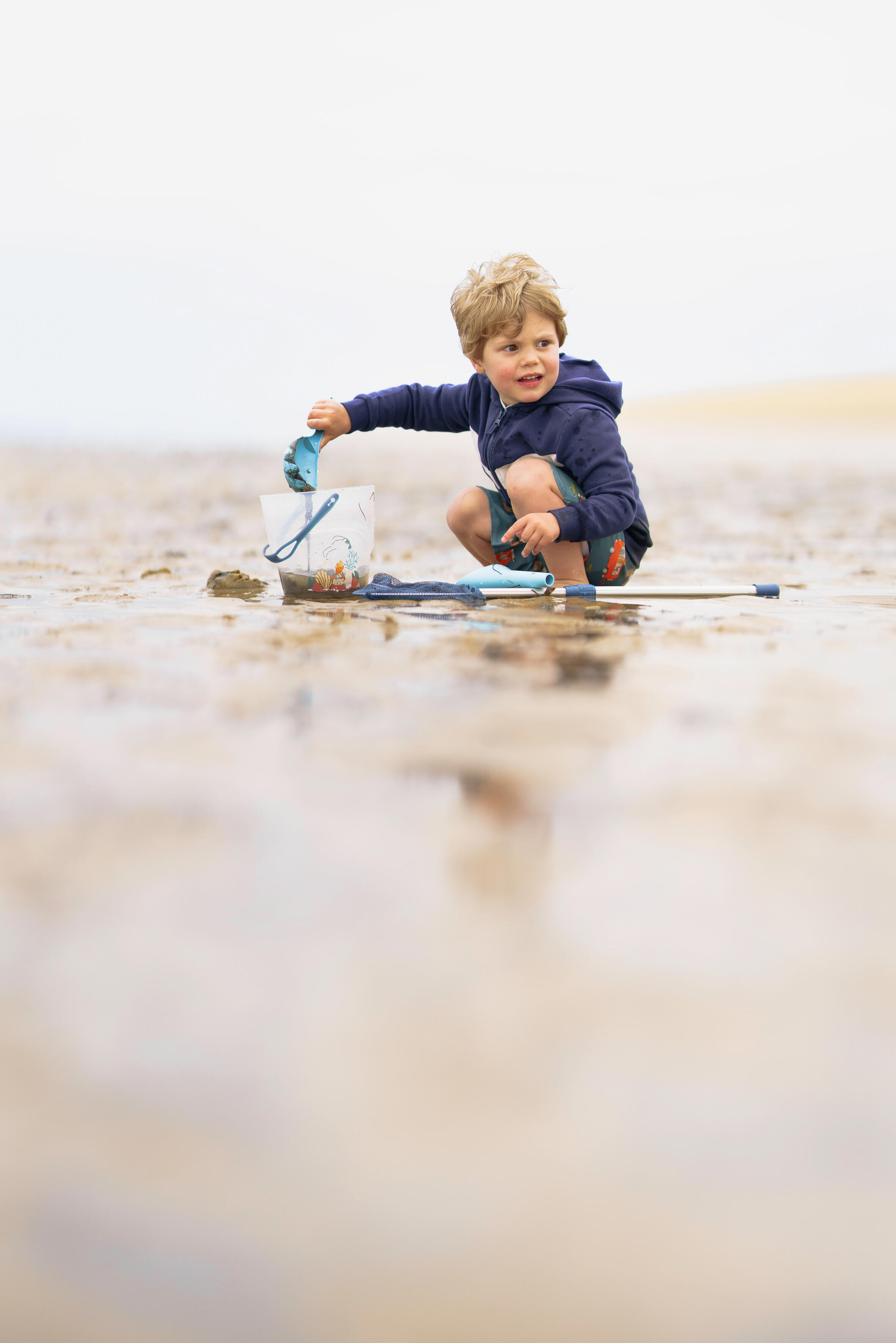 Little Explorer Kit Spade + Rake Blue CAPERLAN | Decathlon