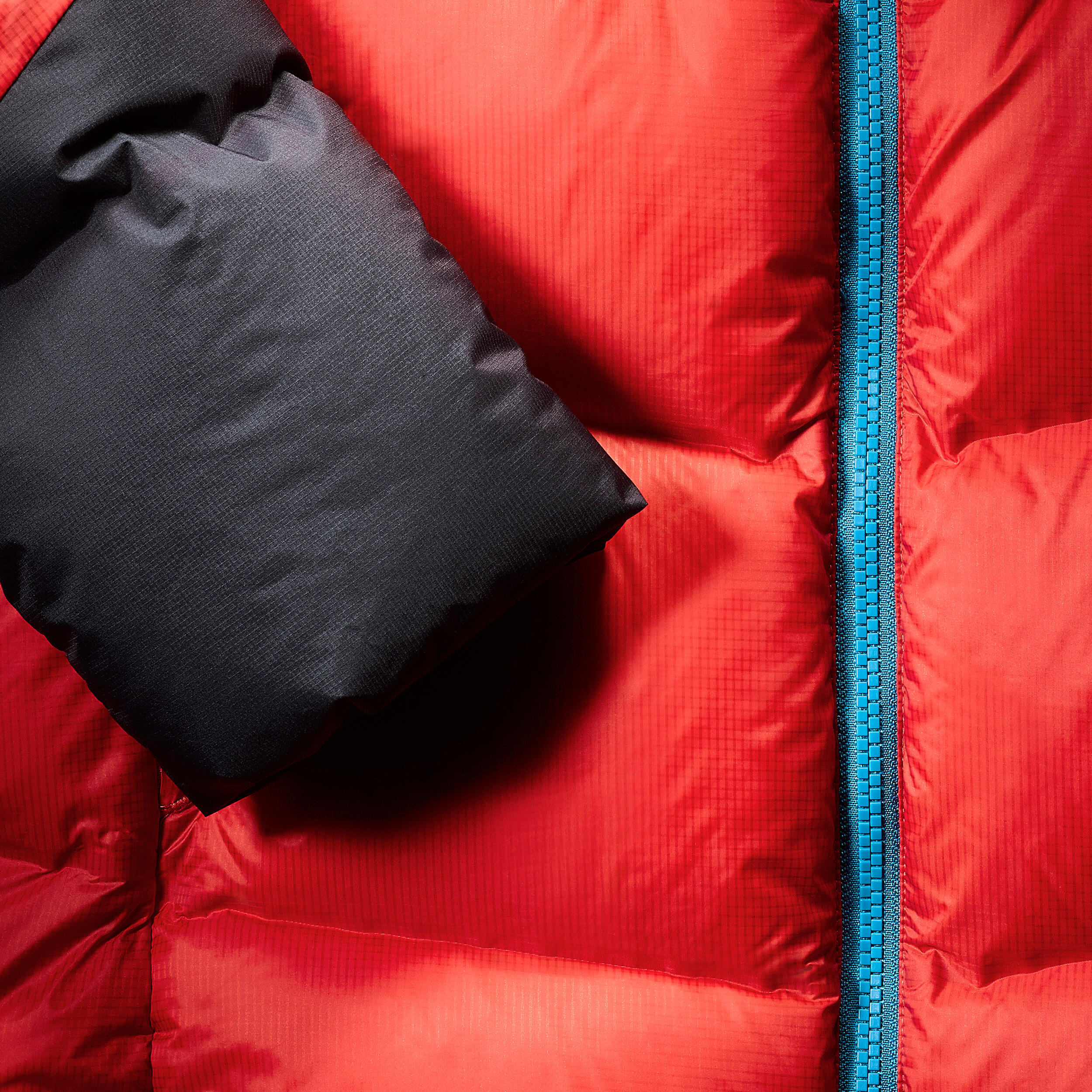 Men's Down Winter Jacket -29°C - Red - Vermilion, Carbon grey - Simond ...