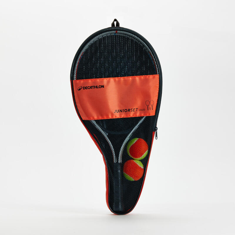 Gyerek teniszütő szett, 2 labda, 2 ütő, 1 táska - Essential Jr ARTENGO ...