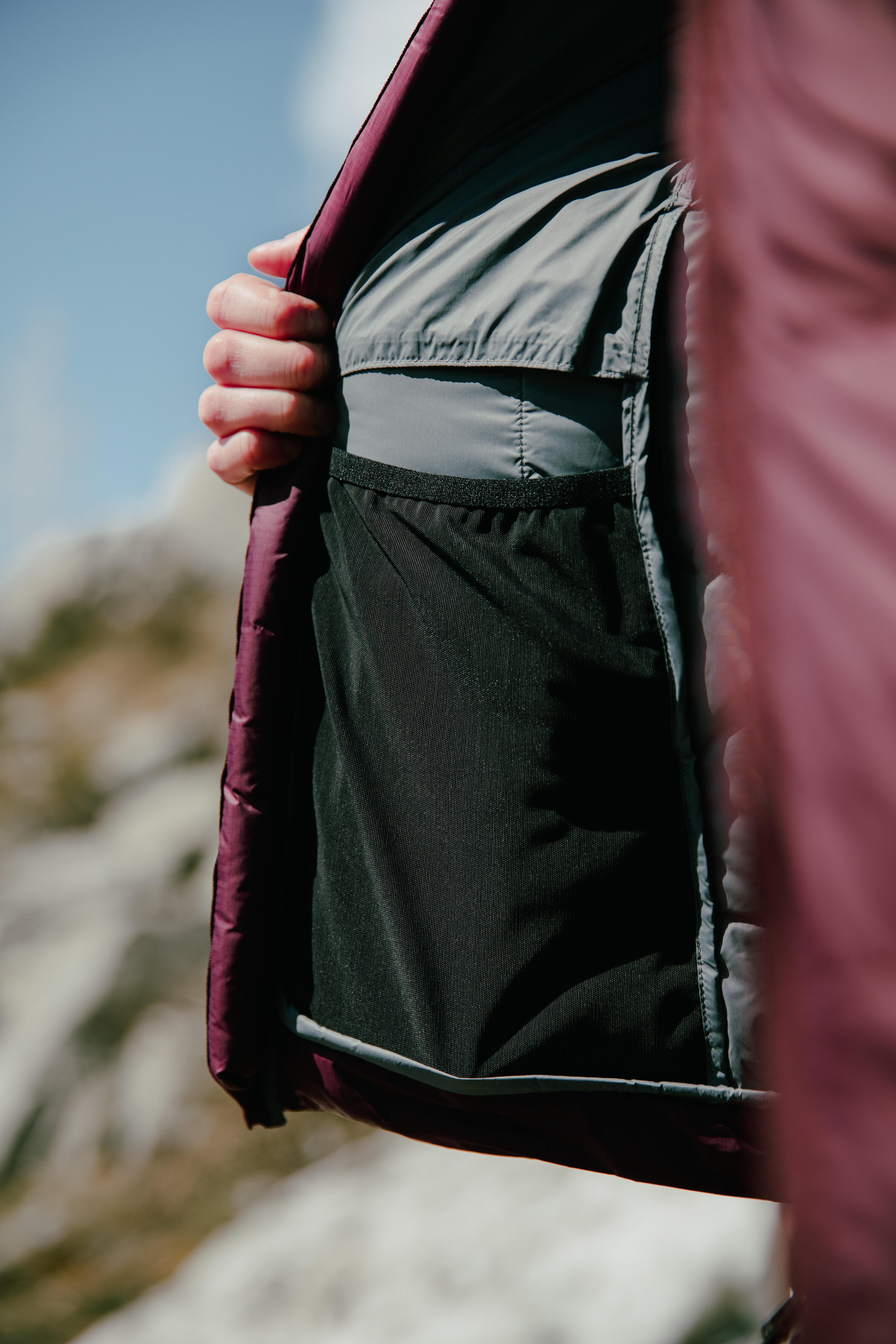 Piumino trekking donna MT900 PIUMA | -20°C | bordeaux SIMOND | Decathlon