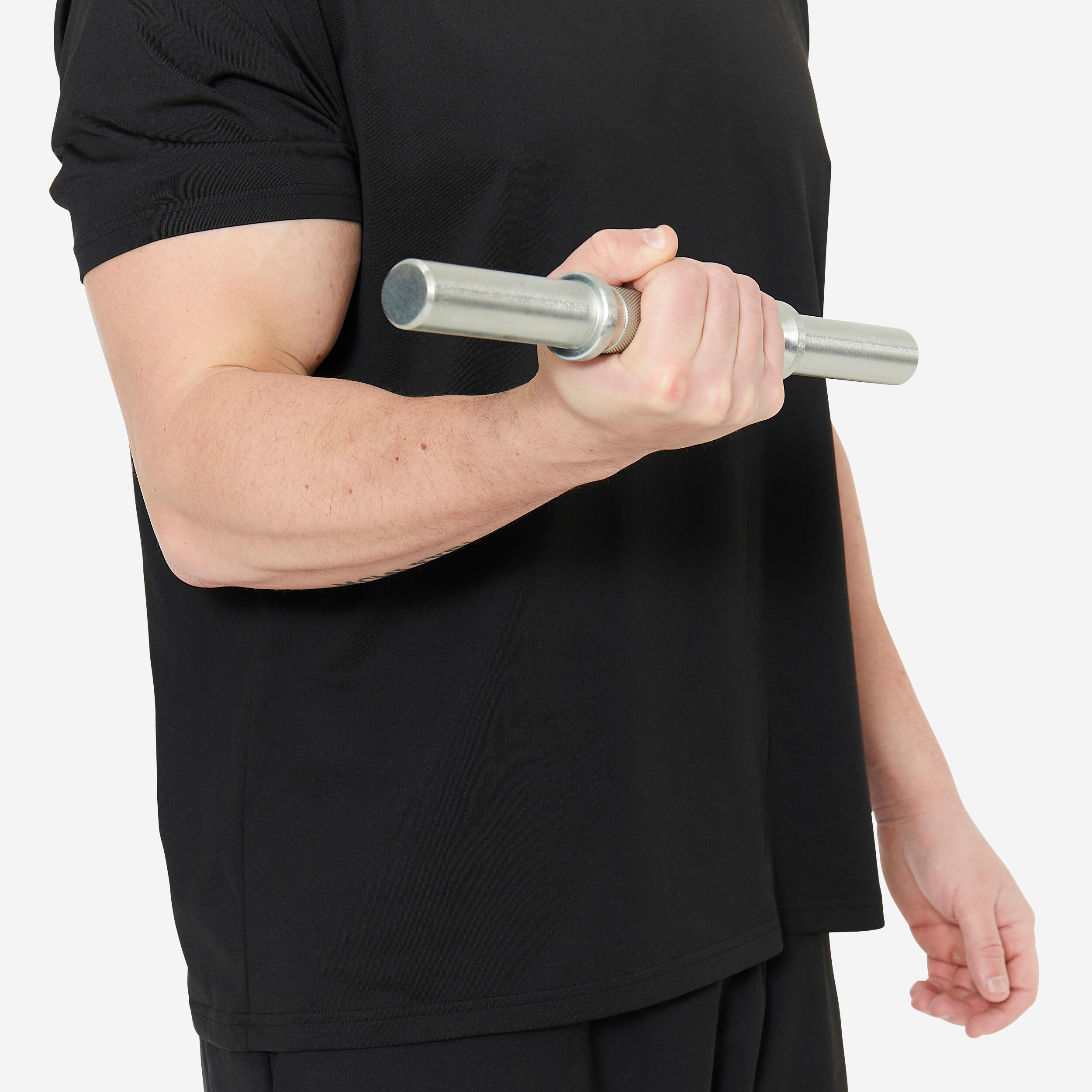 35 cm Weight Training Bar - Light grey - Corength - Decathlon