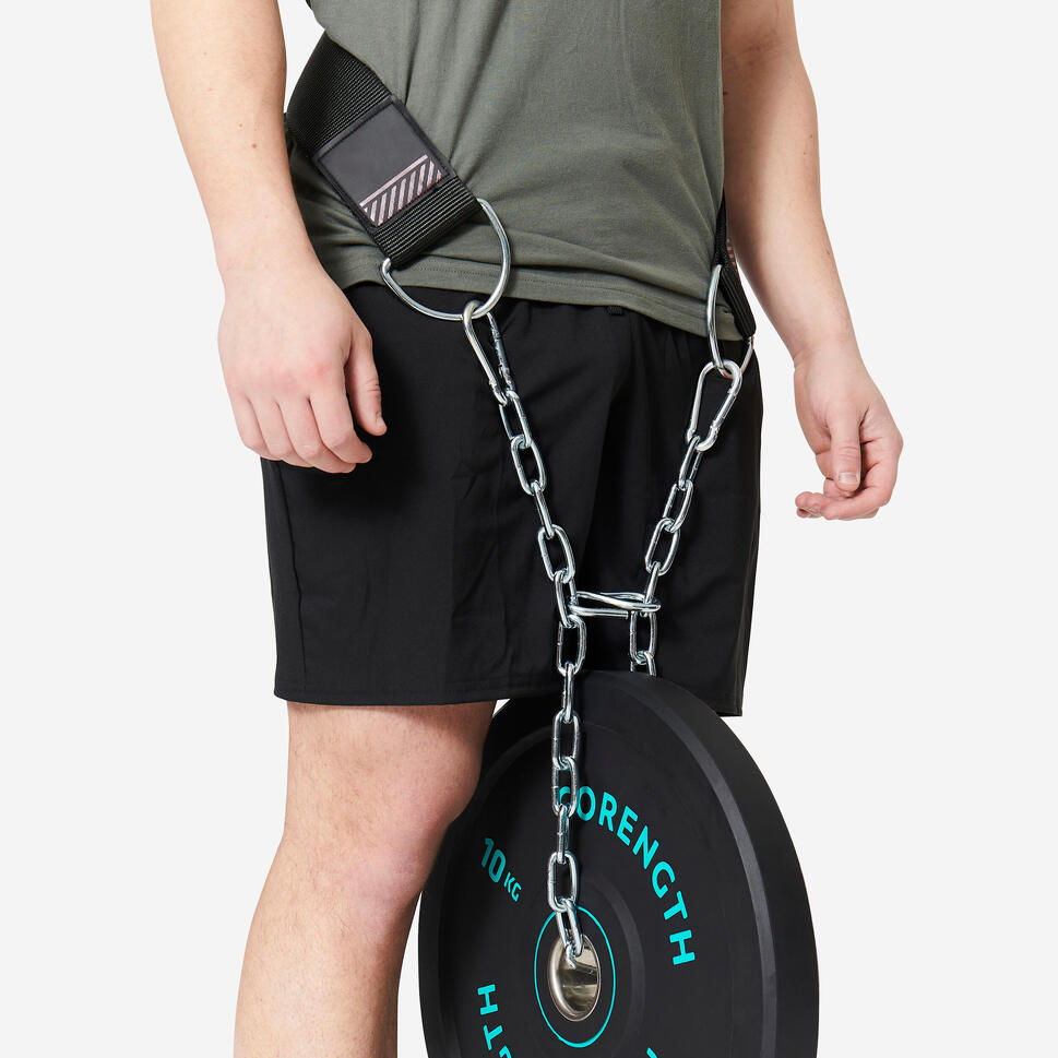 Weight Training Weighted Chain Belt for Dips and Pull-ups - 120 kg ...