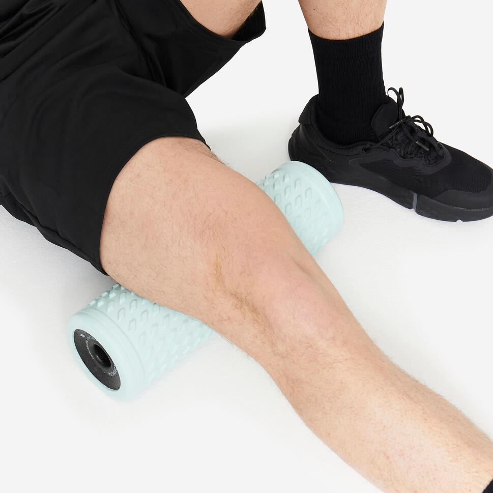 Rouleau de massage, tendre - foam roller bleu DECATHLON | Decathlon
