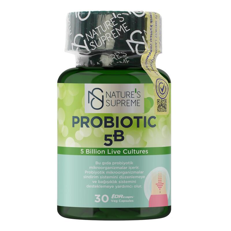 Nature's Supreme Probiotic 5B 30 Kapsül NATURE'S SUPREME - Decathlon