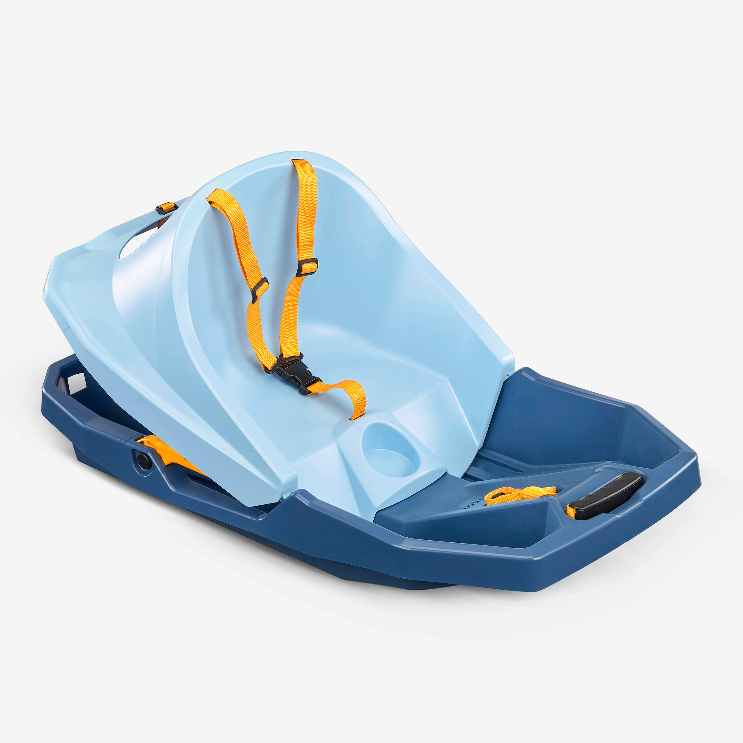 Kids' Snow Sled with Breaks – Trilugik 500 Ages 3-10 - Wedze - Decathlon