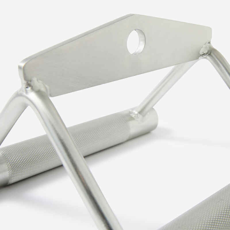 Weight Training Pull Triangle - Ridged Metal Coating - Decathlon