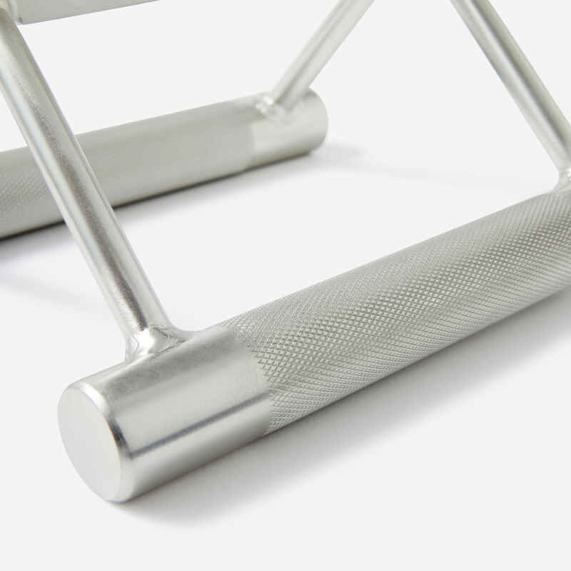 Weight Training Pull Triangle - Ridged Metal Coating - Decathlon