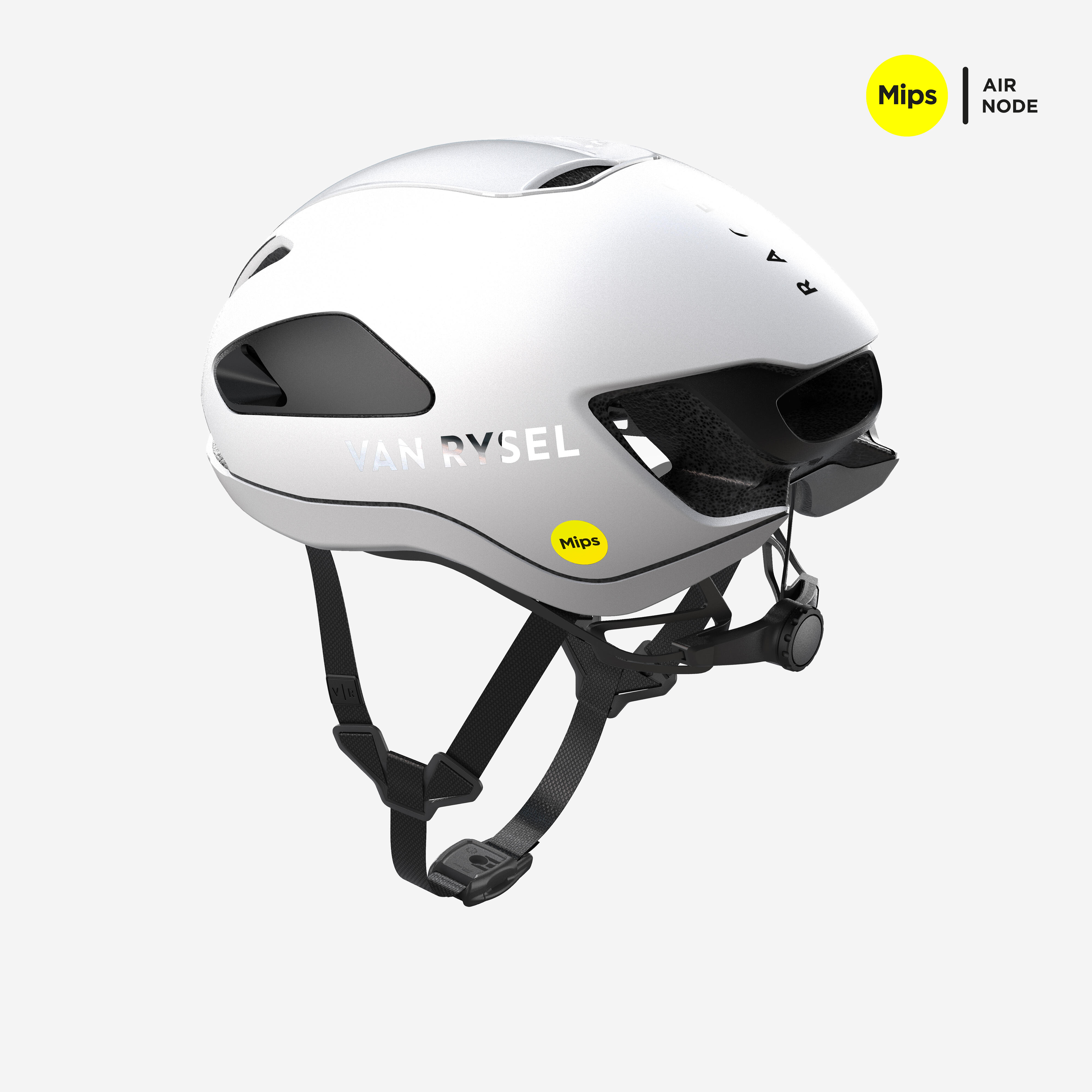Road Cycling Helmet - FCR MIPS White - Snow white, Snow white, Smoked ...