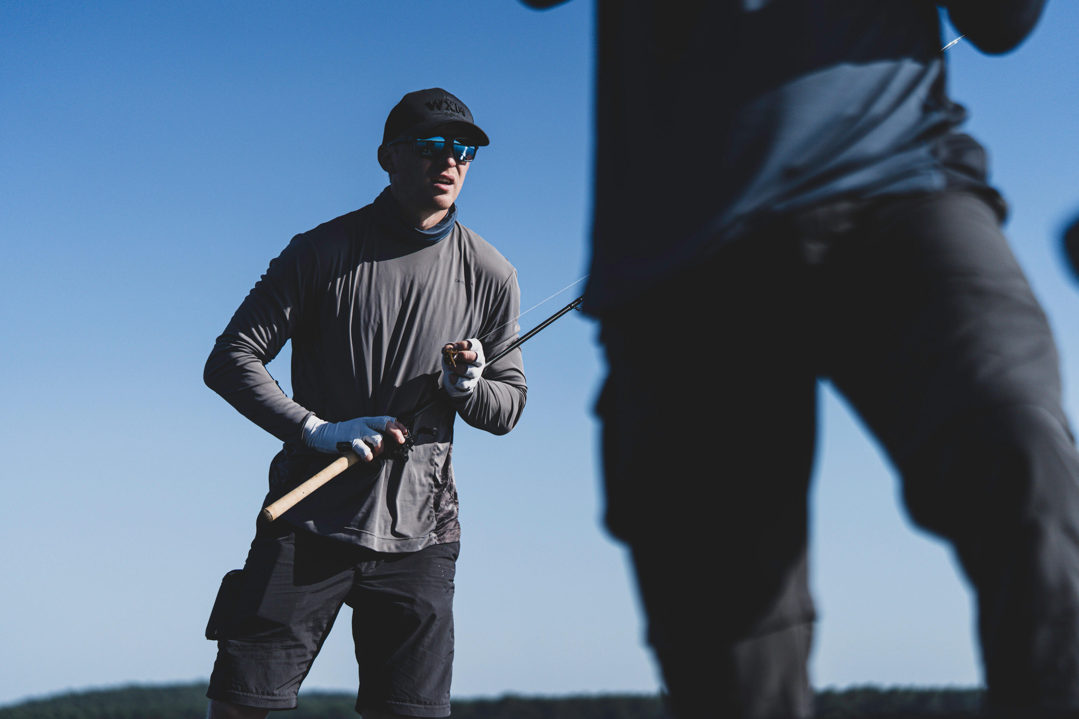 Fishing Trucker Snapback Cap - FC 500 WXM Black - Carbon grey ...