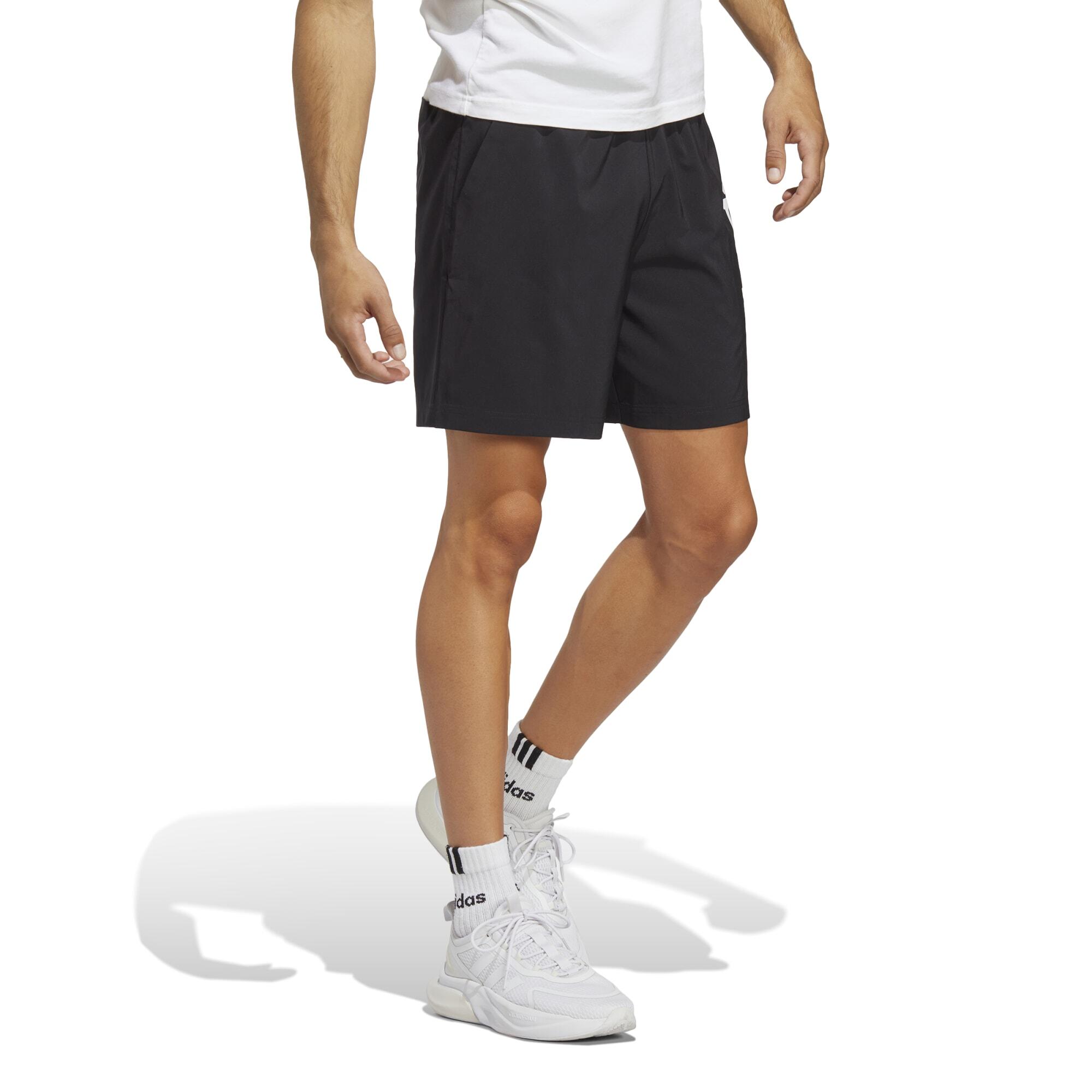 Pantaloneta de fitness para Hombre Adidas negro - Decathlon