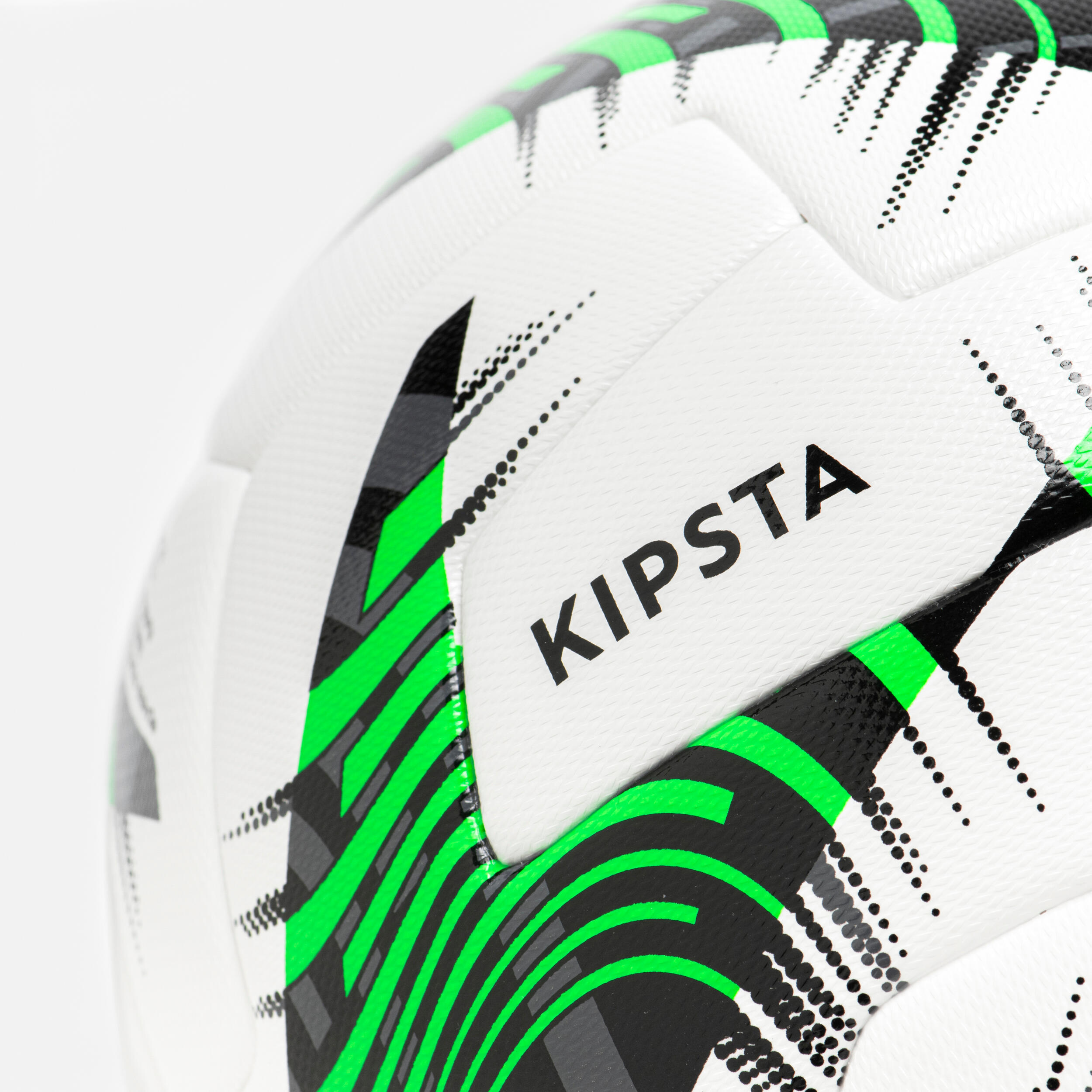 Soccer Ball - Replica UEFA - Snow white, Lime green - Kipsta - Decathlon