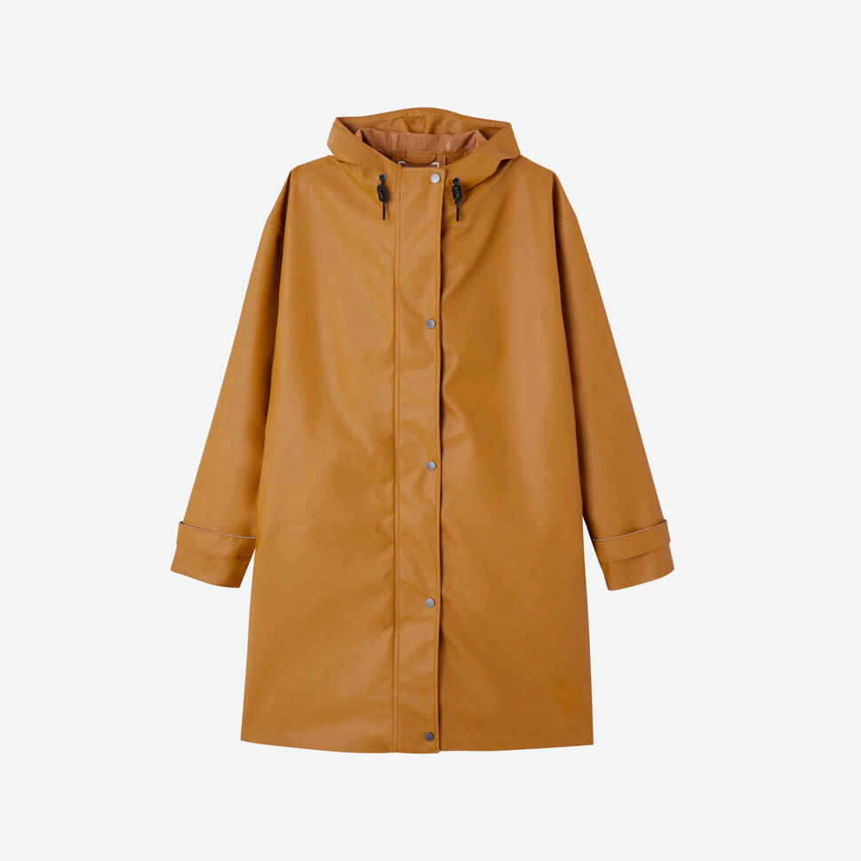 Parka impermeable vélo ville unisexe - kaki BTWIN | Decathlon