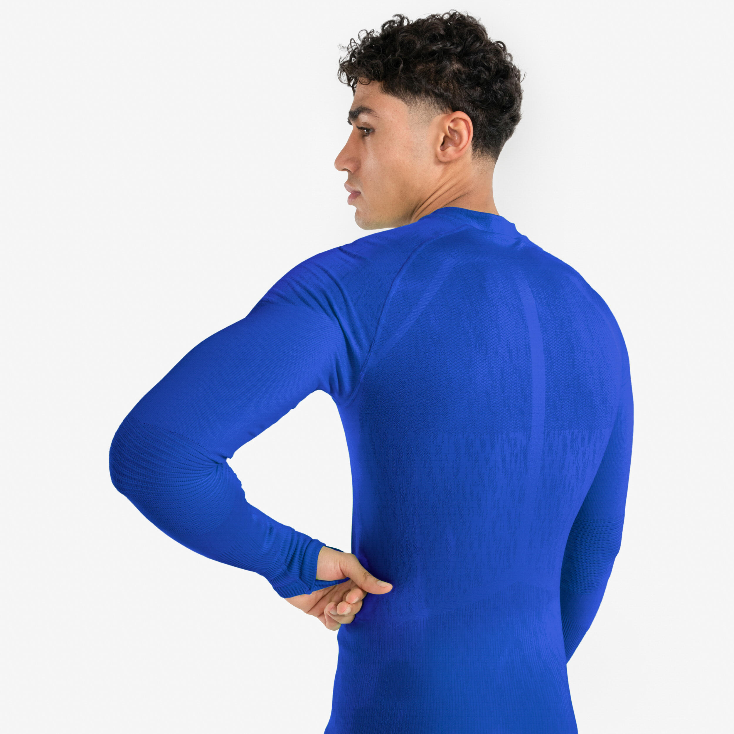 Unisex Football Long-Sleeved Seamless Thermal Base Layer Top Keepdry ...