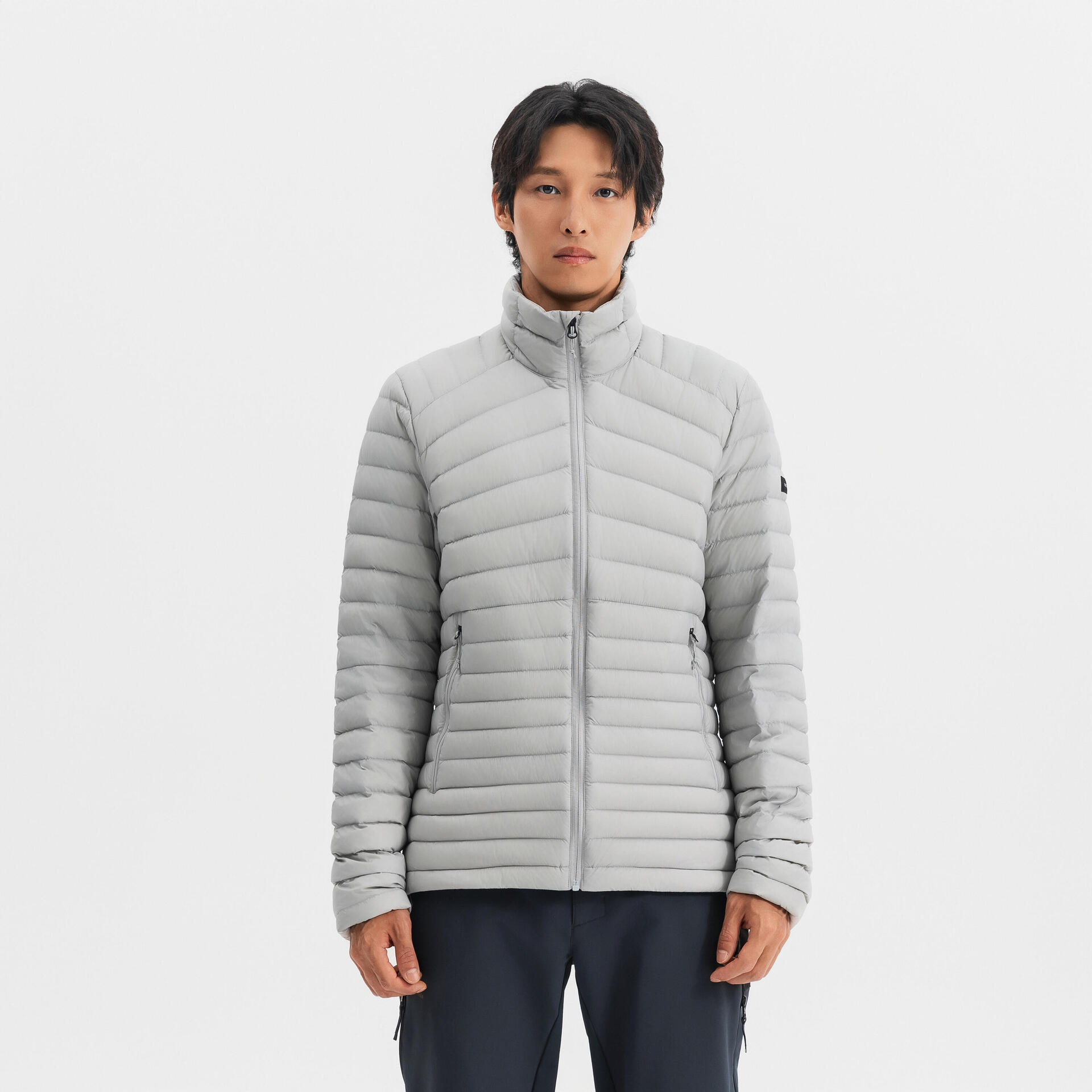 Men's Water-repellent Down Jacket MT100 -5°C - Grey