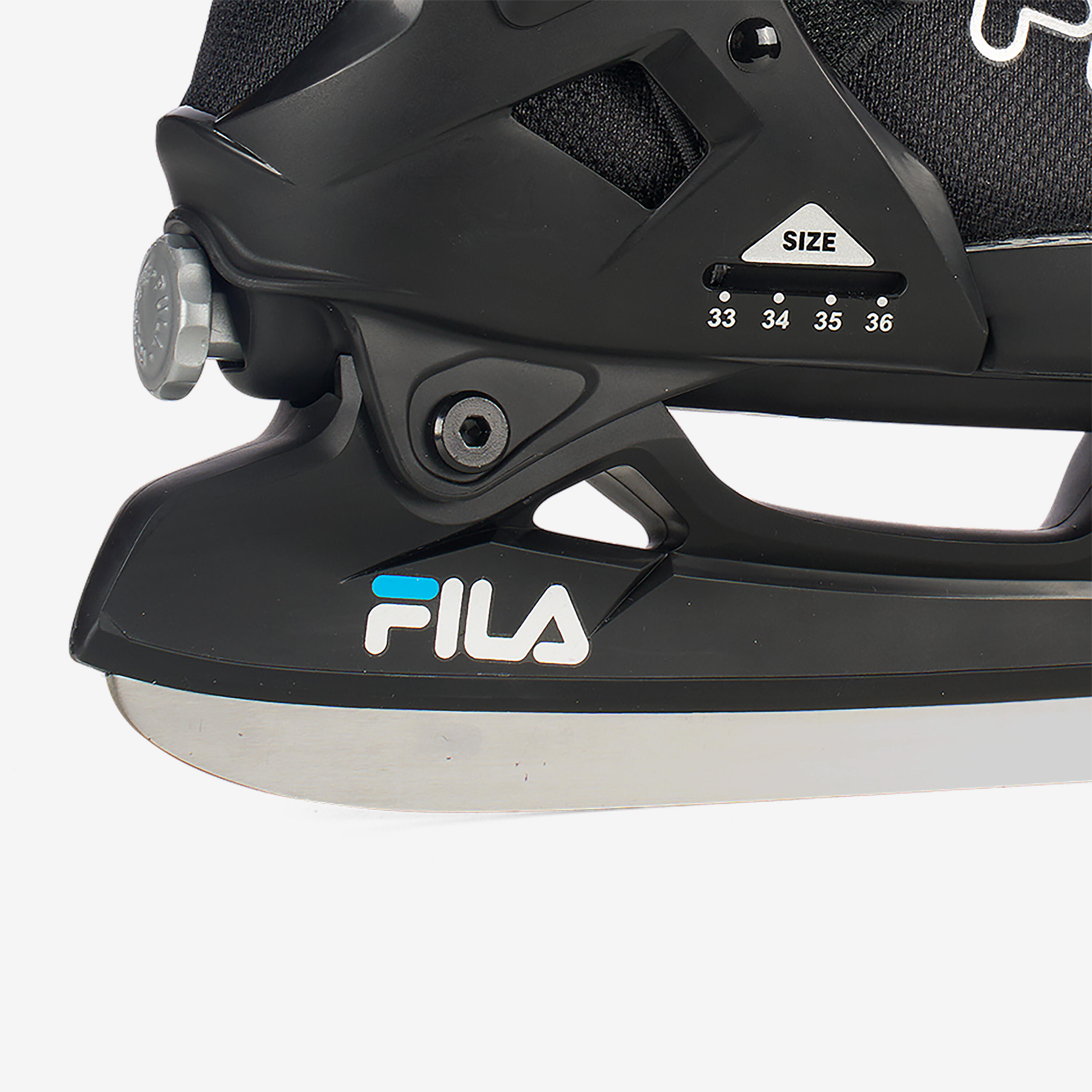 Kids' Ice Skates - Black/Blue - Decathlon