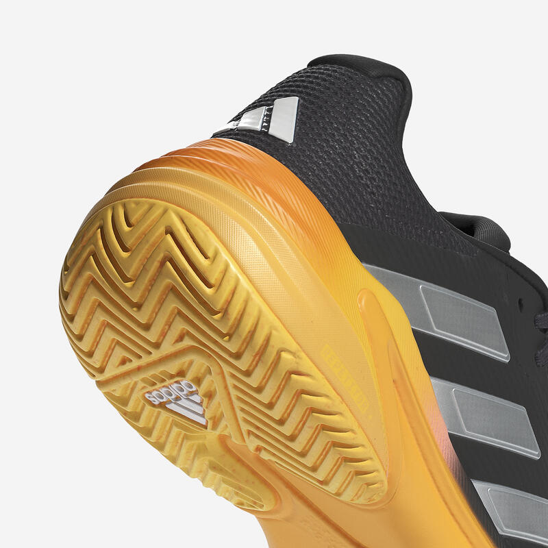 Chaussures de tennis multicourt homme - adidas Barricade noir jaune ...