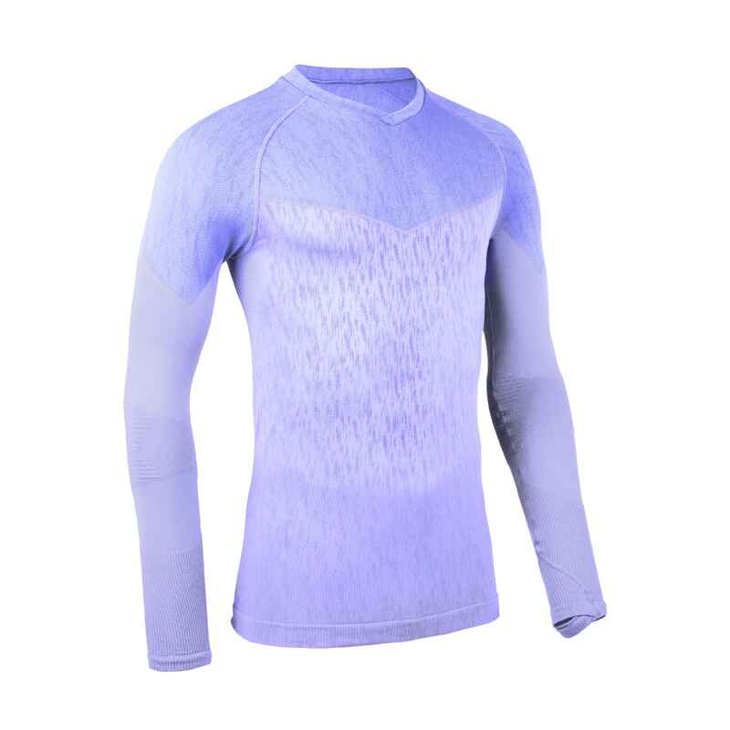 Unisex Football Long-Sleeved Seamless Thermal Base Layer Top Keepdry ...