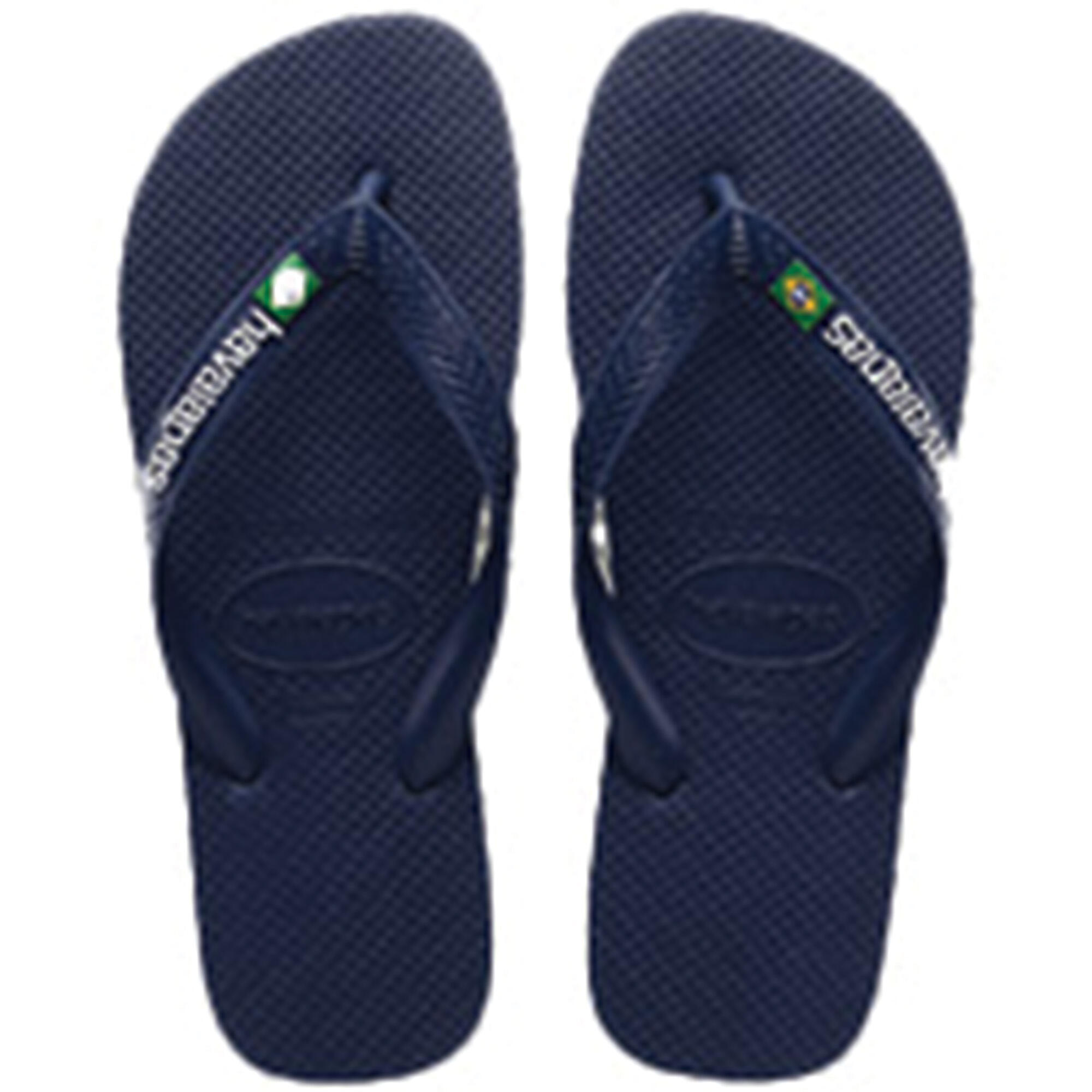 Chanclas para la playa Unisex Havaianas negro - Decathlon