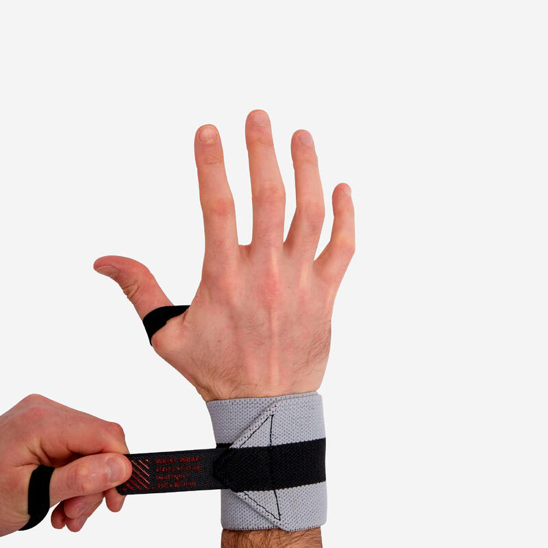 Poignet de force musculation, violet DOMYOS | Decathlon