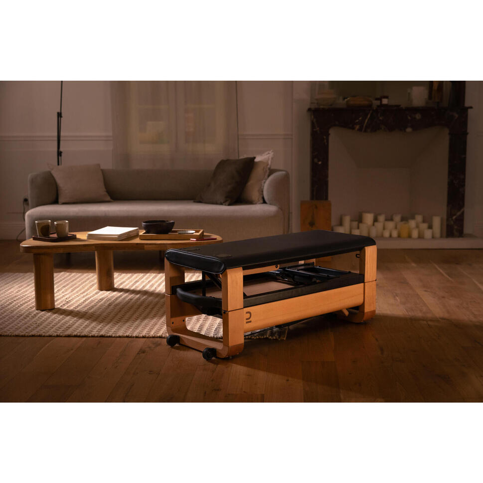 Rameur Domyos Woodrower 3 en 1, pliant, auto-alimenté, connecté et ...