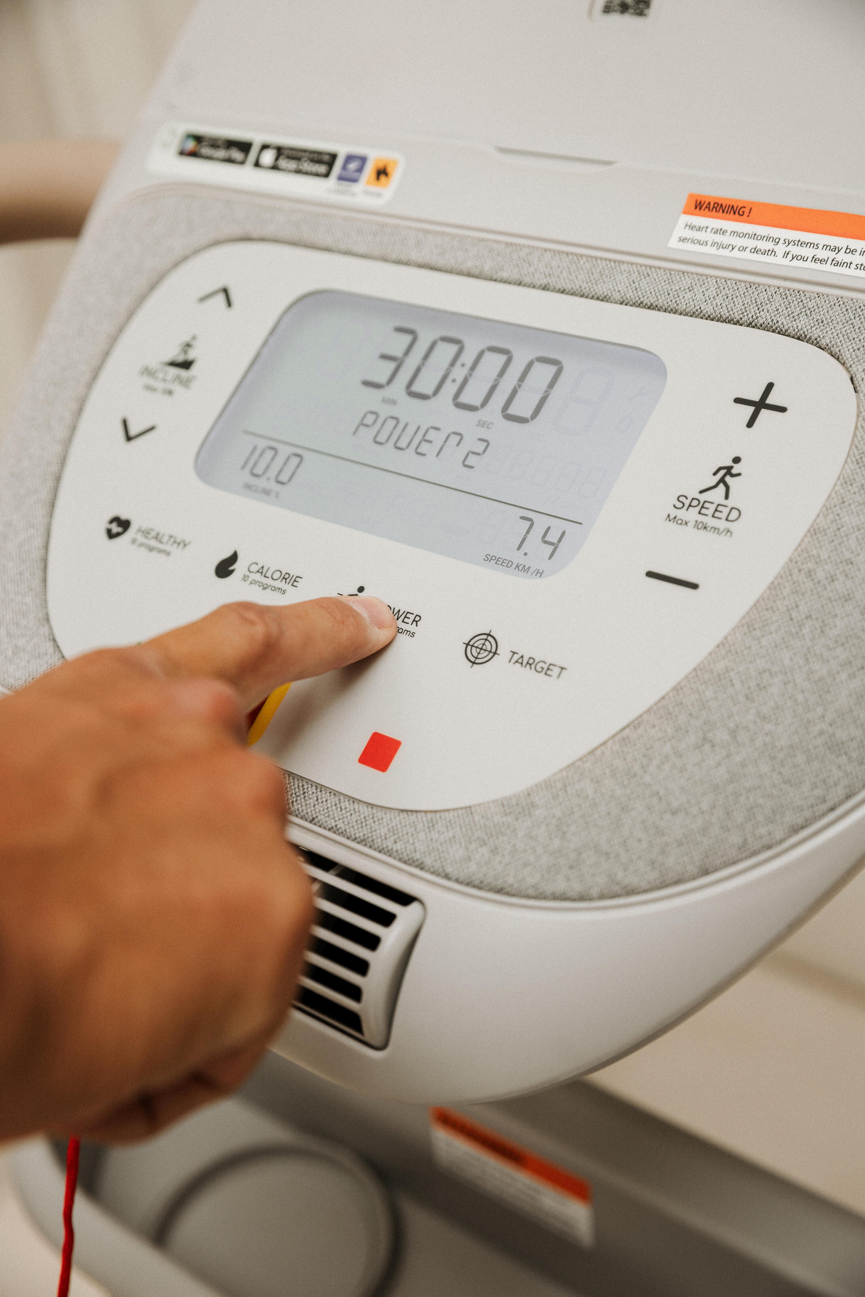 Comfortable Smart Treadmill W900B, 10 km/h, 50⨯120 cm DOMYOS | Decathlon