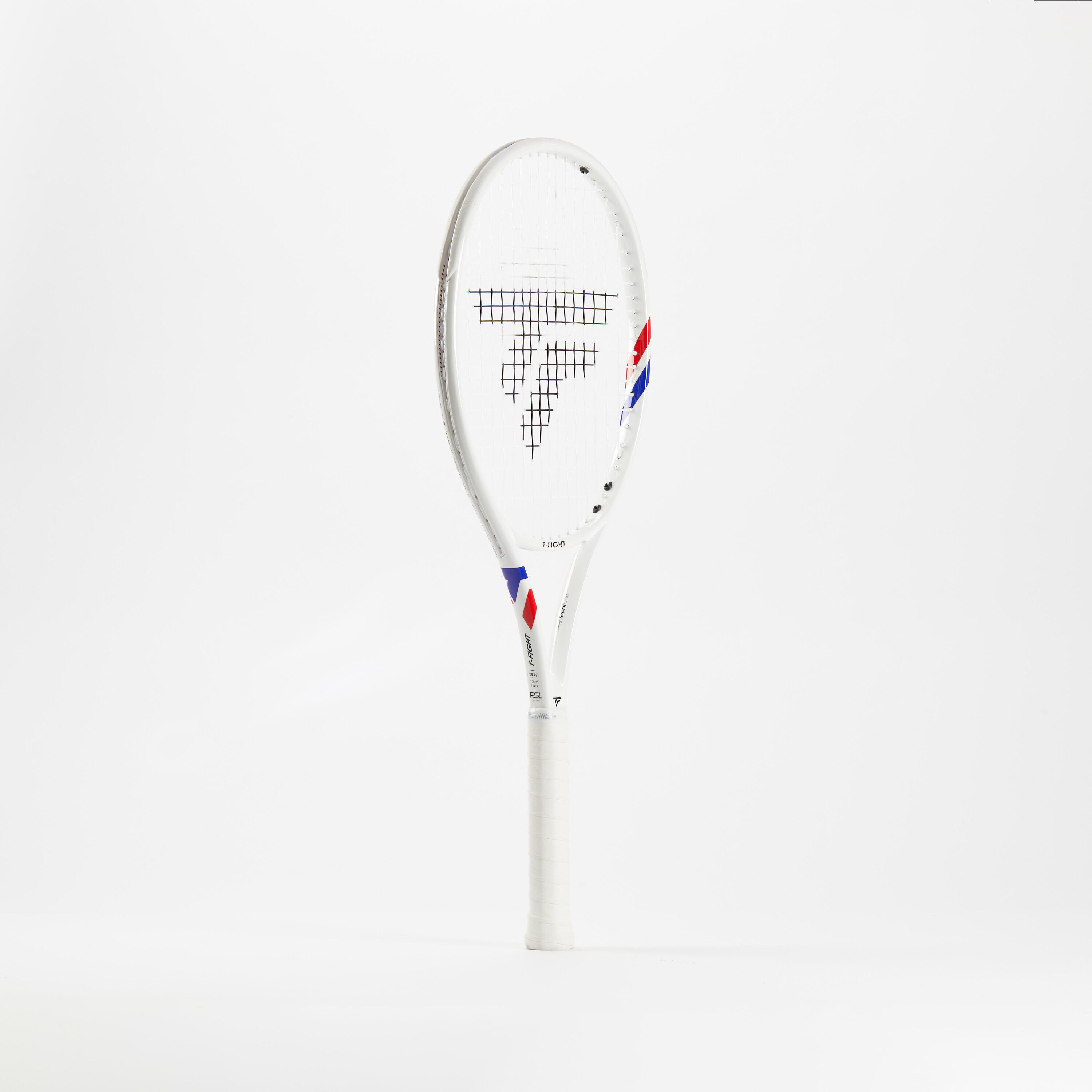 Adult Versatile Tennis Racket T-Fight Isoflex 285 V2 - White TECNIFIBRE ...