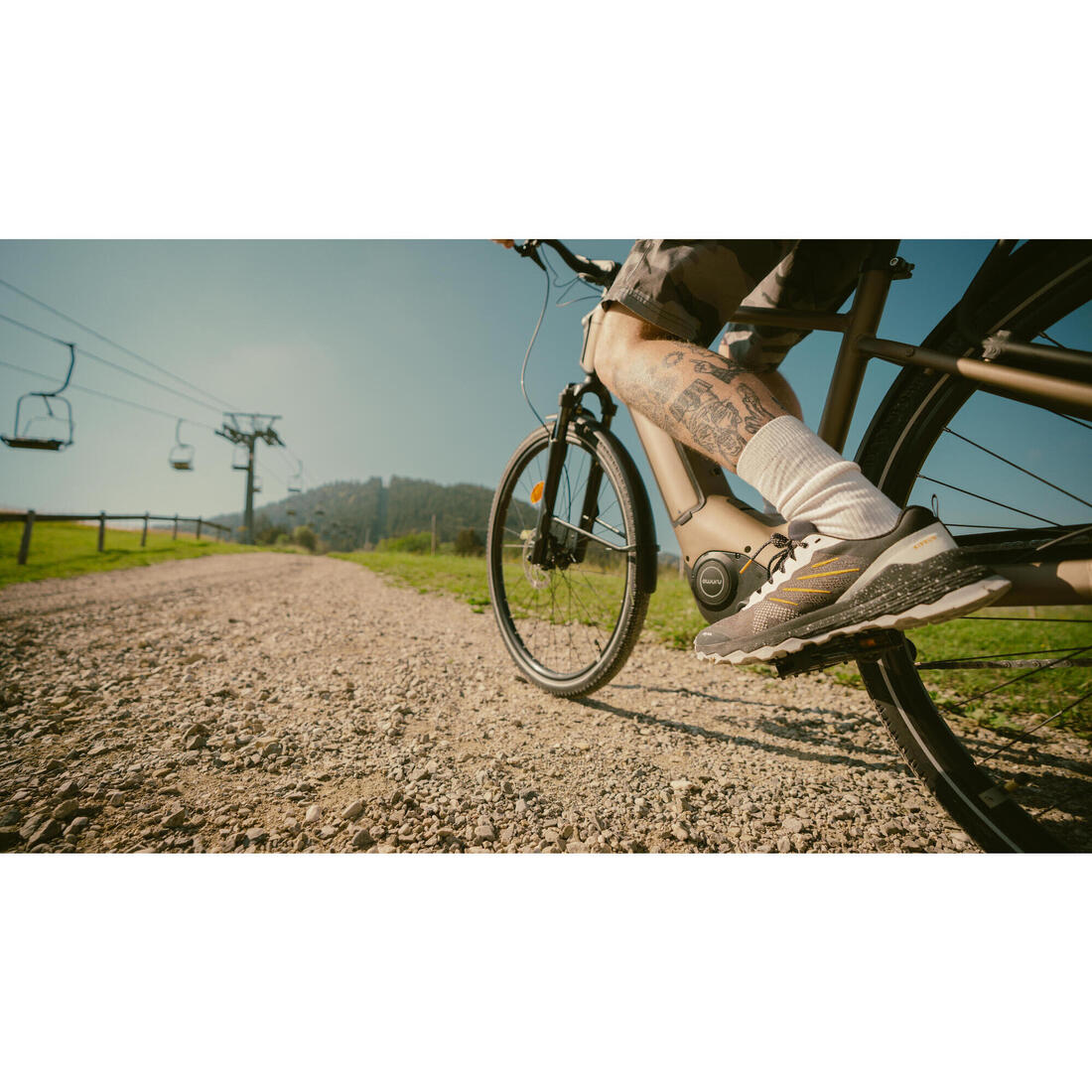 Vélo tout chemin électrique à moteur automatique owuru cadre haut, E ...