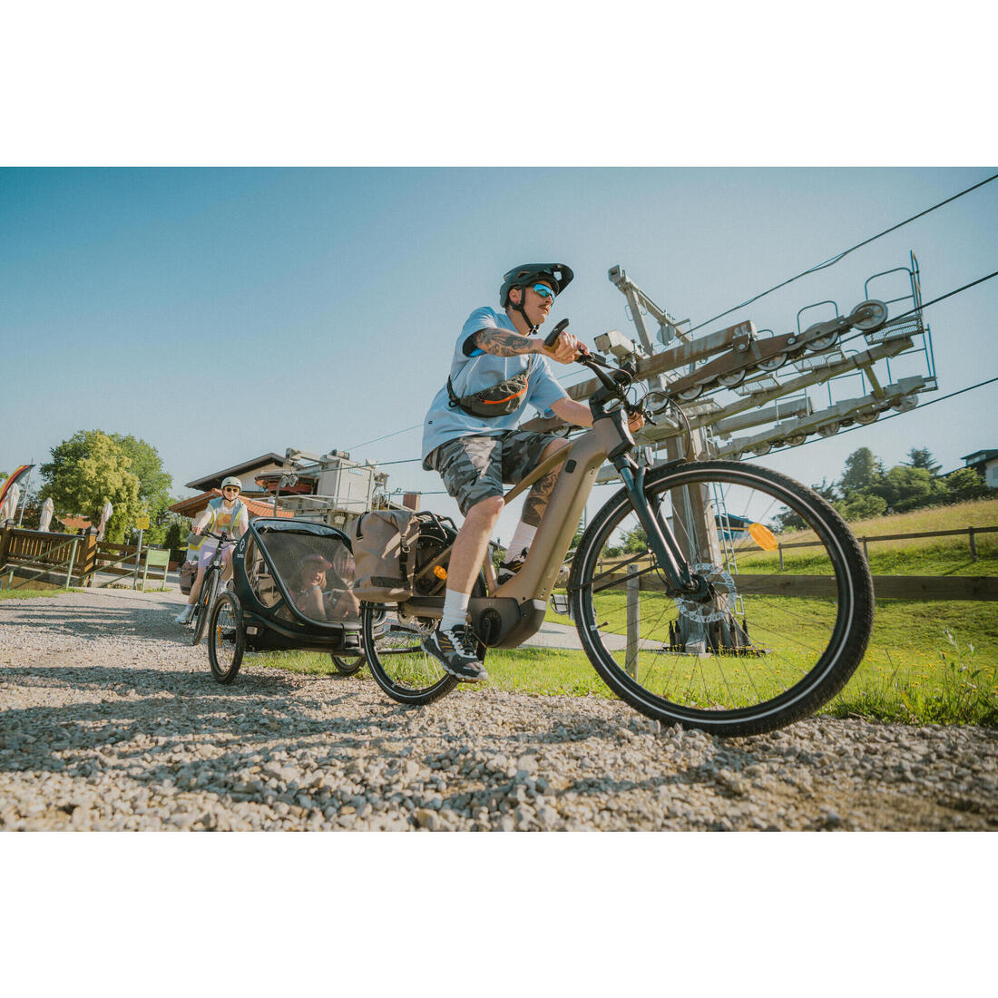 Vélo tout chemin électrique à moteur automatique owuru cadre haut, E ...