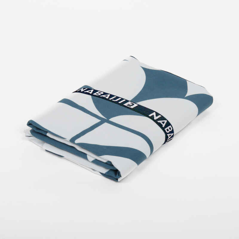 Microfibre Swimming Towel Size XL 110 x 175 cm - TRIA Print - Decathlon