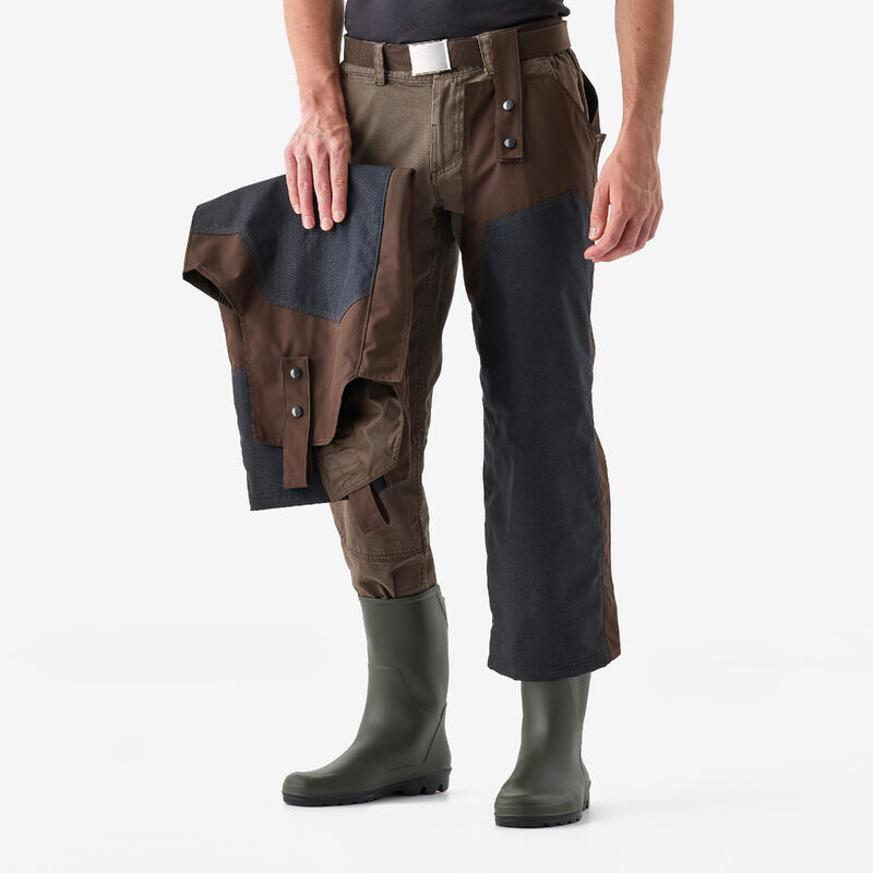 Jagd-Chaps 900 wasserdicht verstärkt Kevlar® | SOLOGNAC | Decathlon.ch