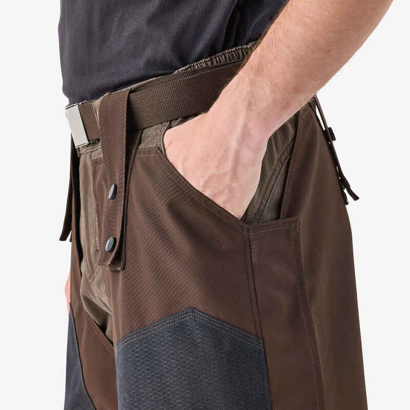 Hunting waterproof chaps with Kevlar® 900 reinforcements - Decathlon