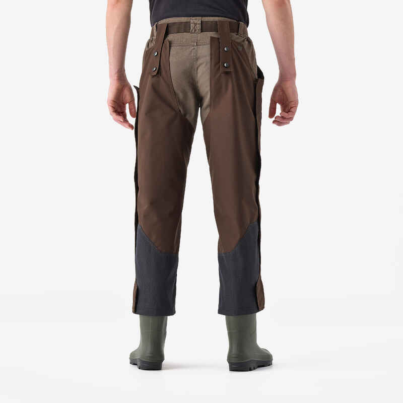 Hunting waterproof chaps with Kevlar® 900 reinforcements - Decathlon