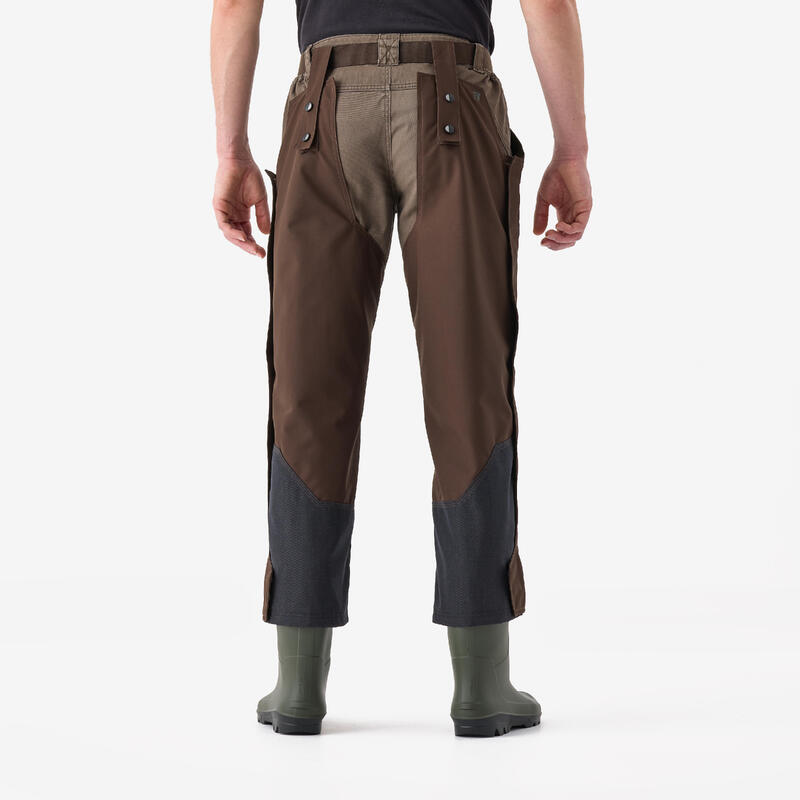 Chaps de chasse impermeable renforce kevlar ® 900 SOLOGNAC | Decathlon