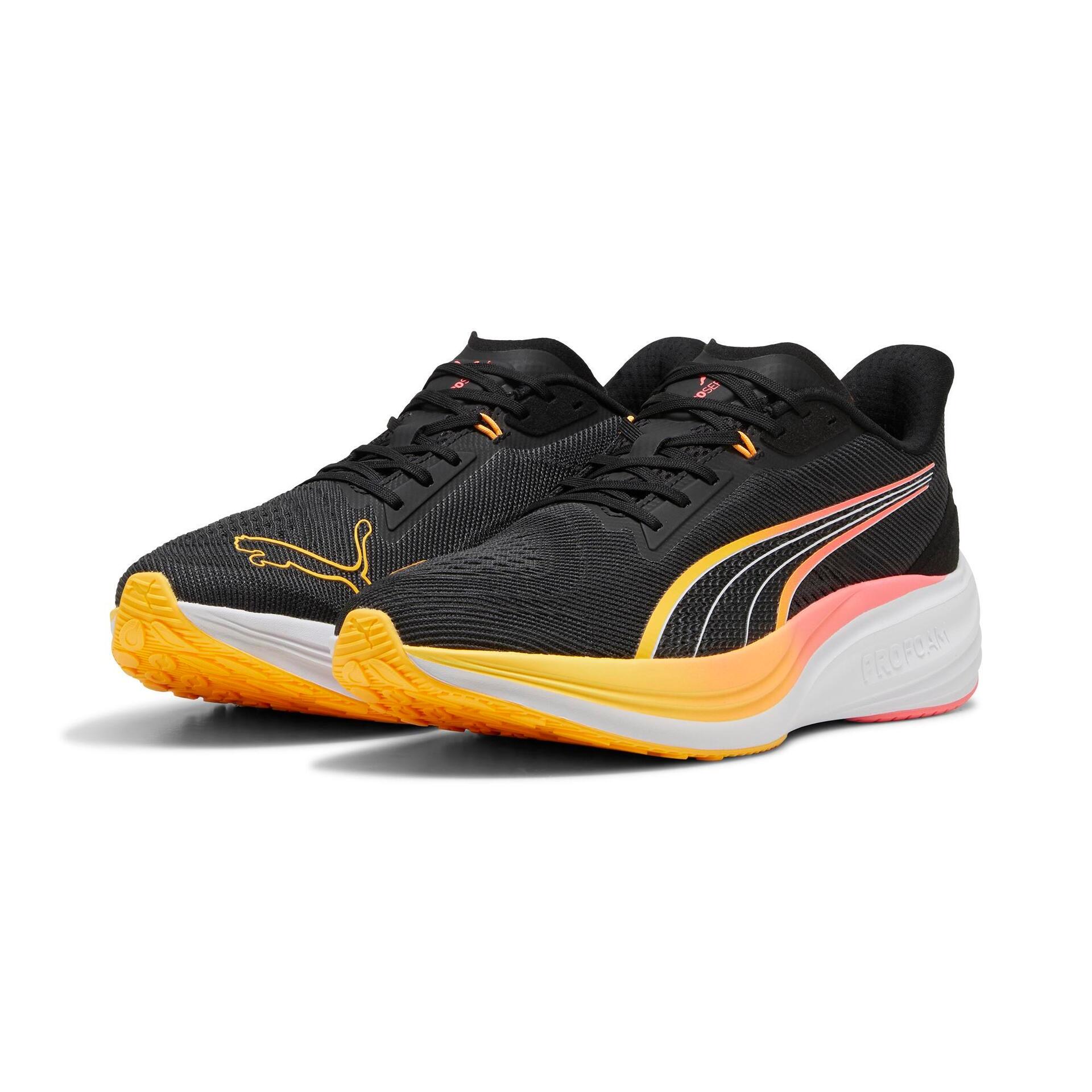 PUMA Sepatu Lari Pria DARTER PRO - Hitam Kuning