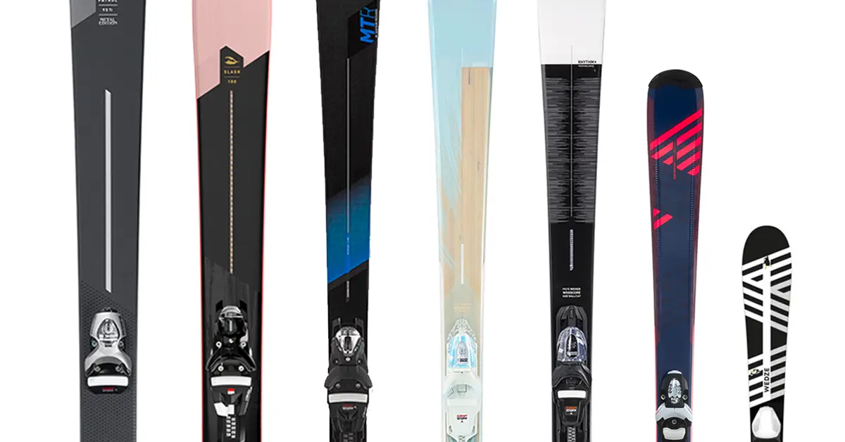 Skis alpin, freeride et skis de randonnée : entretien et réparation.