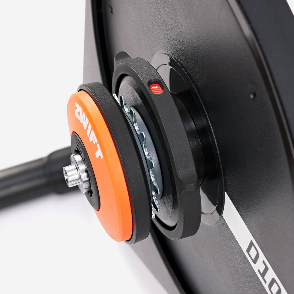 Home Trainer D100 with "Zwift Cog and Click" VAN RYSEL - Decathlon