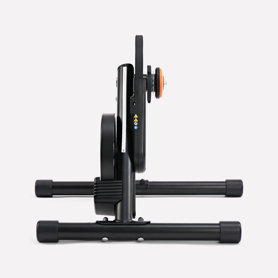 Home Trainer D100 with "Zwift Cog and Click" VAN RYSEL - Decathlon