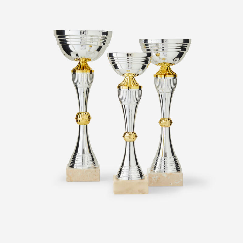 TROPHÉE VAINQUEURS SET VAN 3 BEKERS 30/33/35 cm | Decathlon