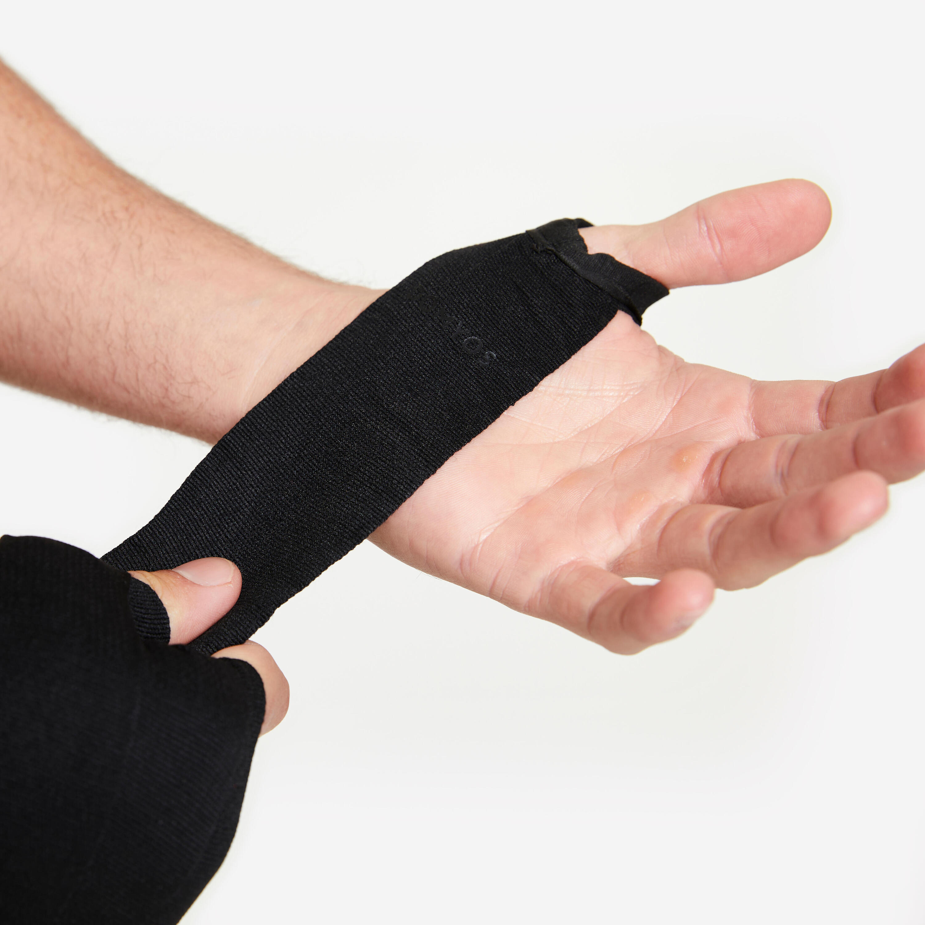 Boxing Wraps 4 m - Black DOMYOS | Decathlon