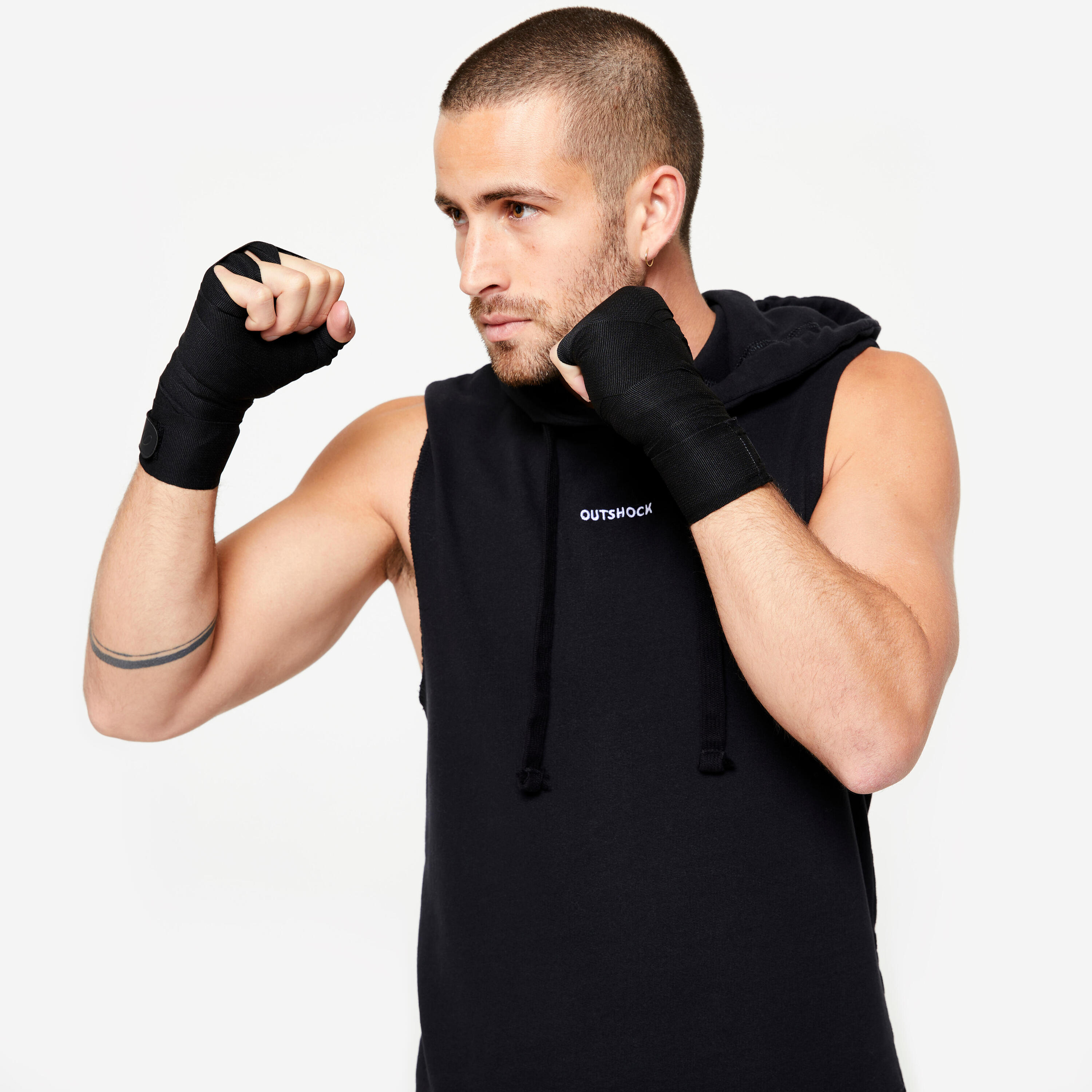Boxing Wraps 4 m - Black | Decathlon