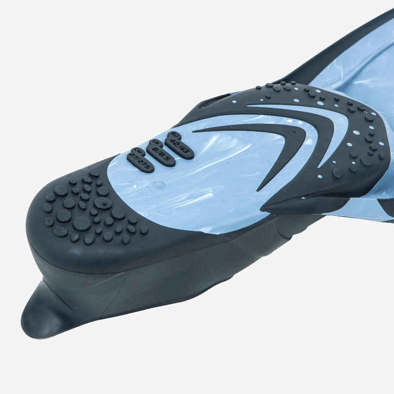 Peraje za ronjenje - FF 100 React Marble plave - Decathlon